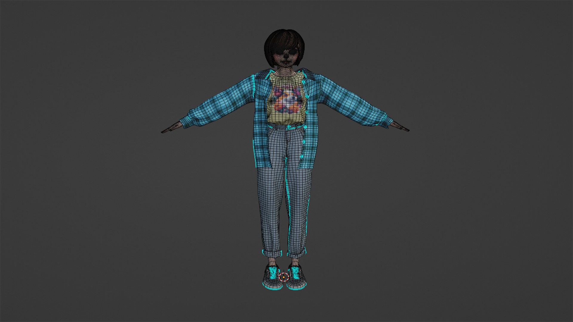 3D Model Cartoon Girl-Vina Rigged 3D Model - TurboSquid 2108760
