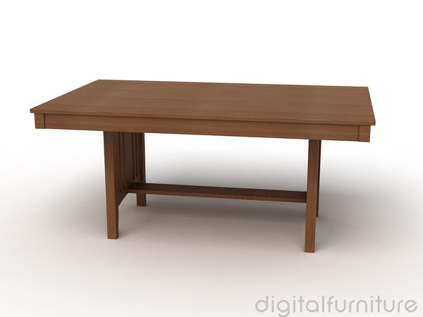 3ds max dining table