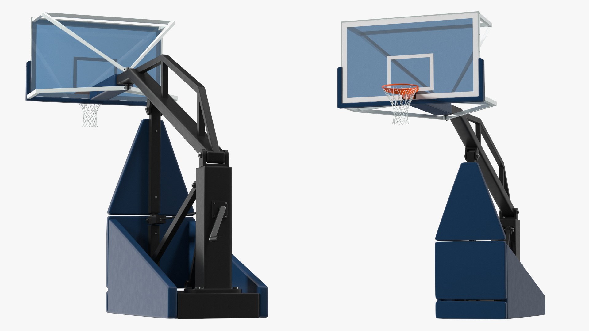 Professional Basketball Hoop Stand 3D Model - TurboSquid 2206395