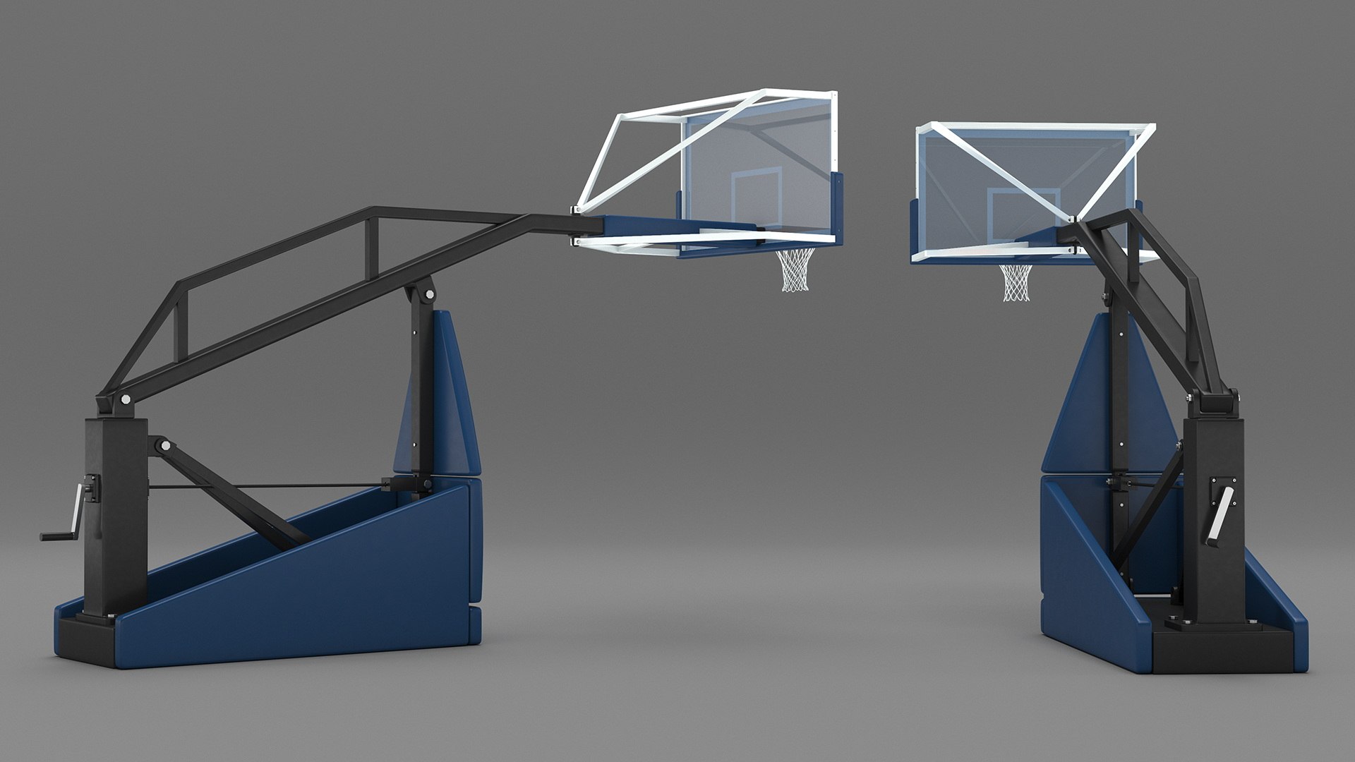 Professional Basketball Hoop Stand 3D Model - TurboSquid 2206395