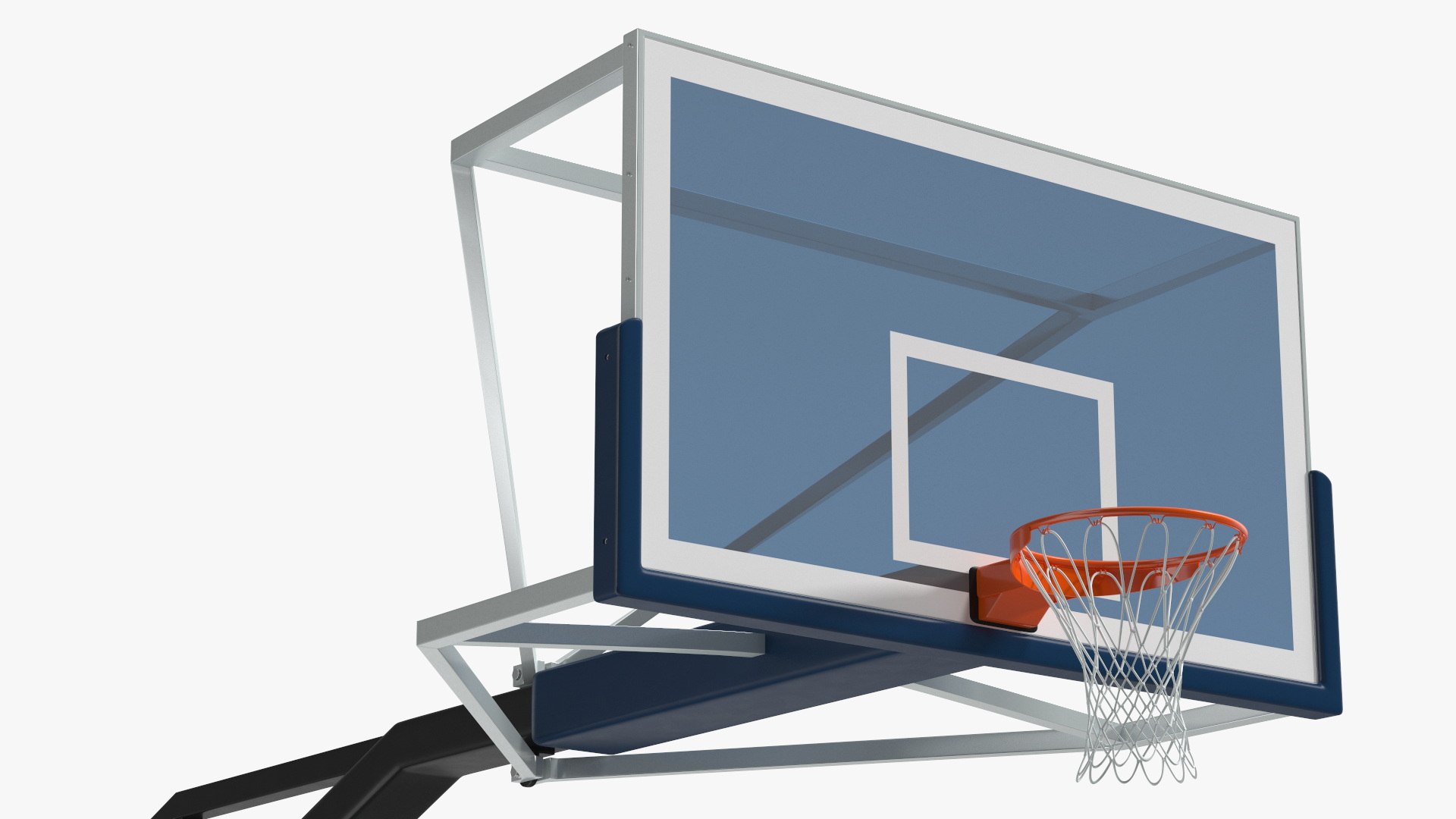 Professional Basketball Hoop Stand 3D Model - TurboSquid 2206395