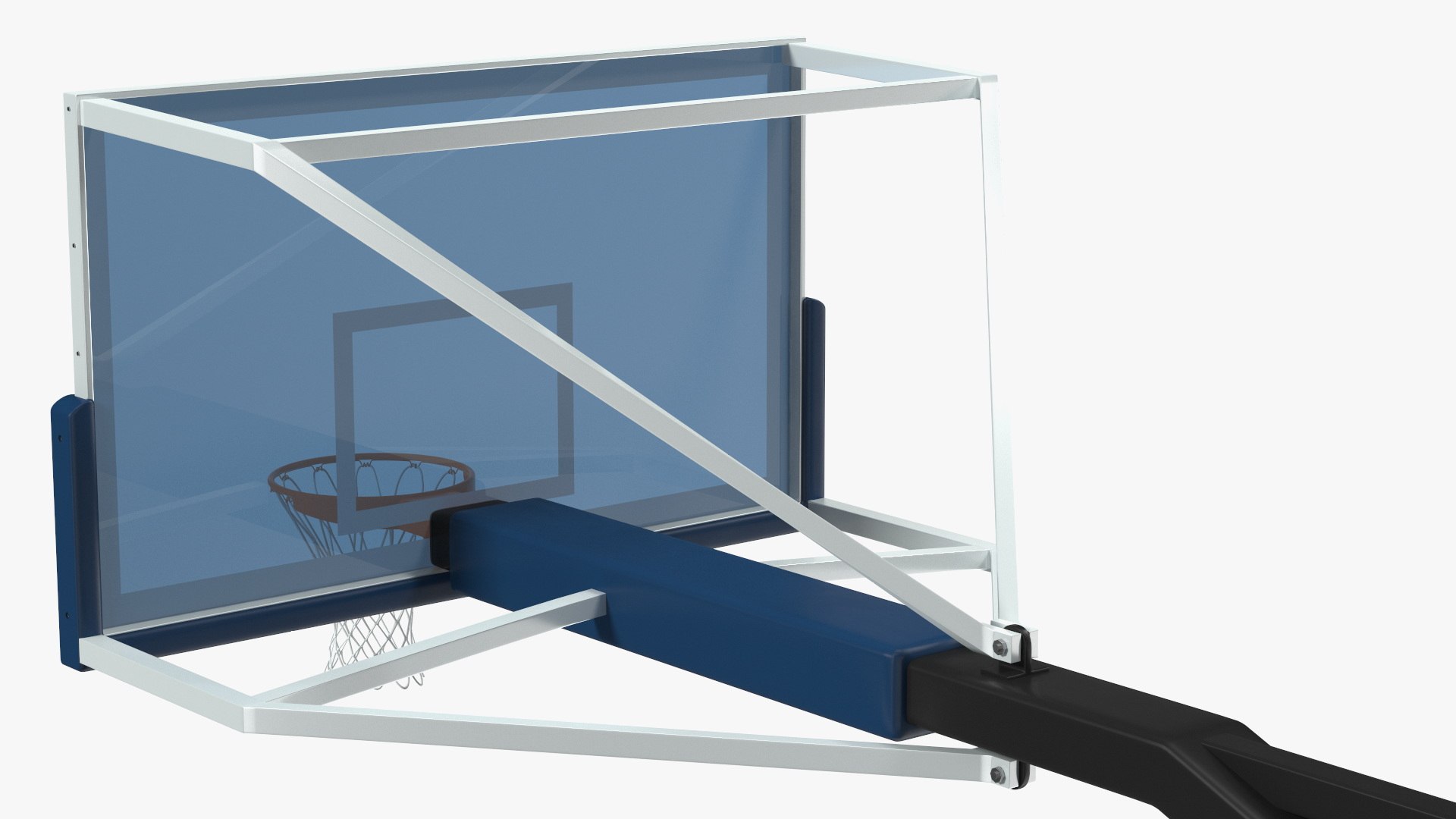 Professional Basketball Hoop Stand 3D Model - TurboSquid 2206395