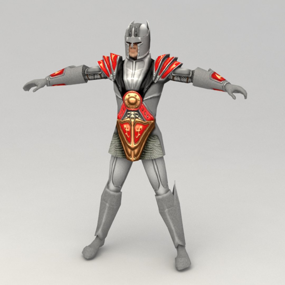 3d Max Rigged Fantasy Hero
