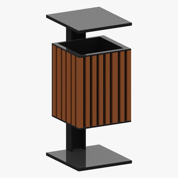 modelo 3d Bote de basura moderno - TurboSquid 1869338