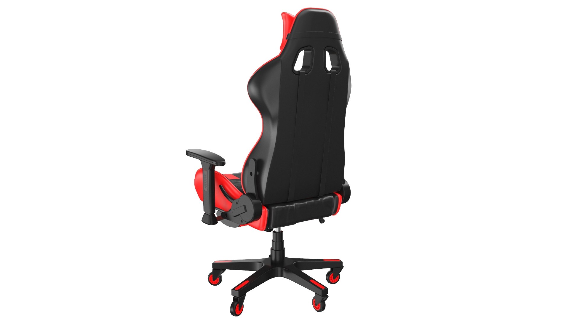 3D Gaming Chair Red Model - TurboSquid 1833042