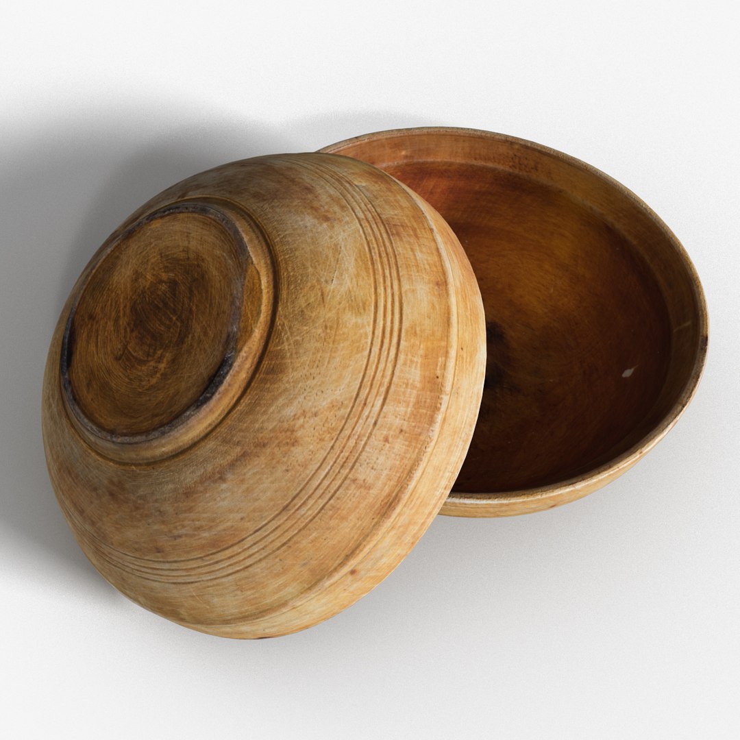 3D Bowl Wood Model - TurboSquid 1695920
