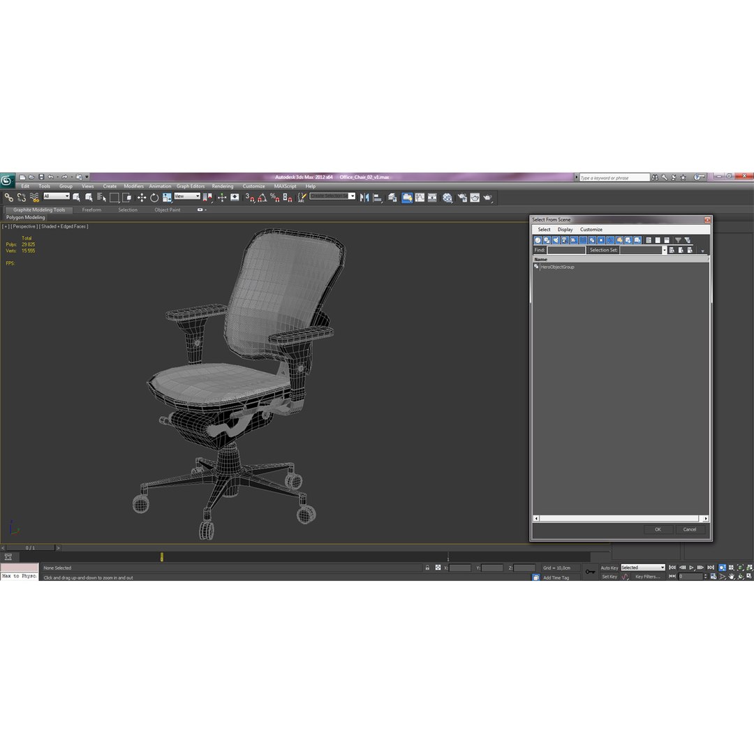 c4d office chair 2