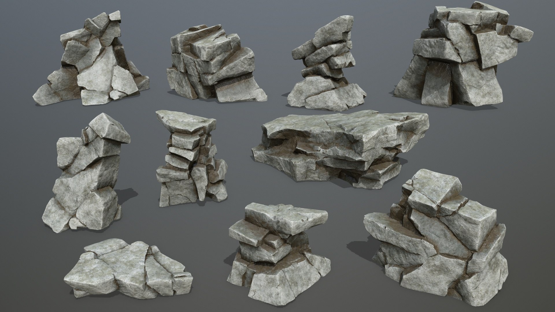 3D Rocks 012 Model - TurboSquid 1849679