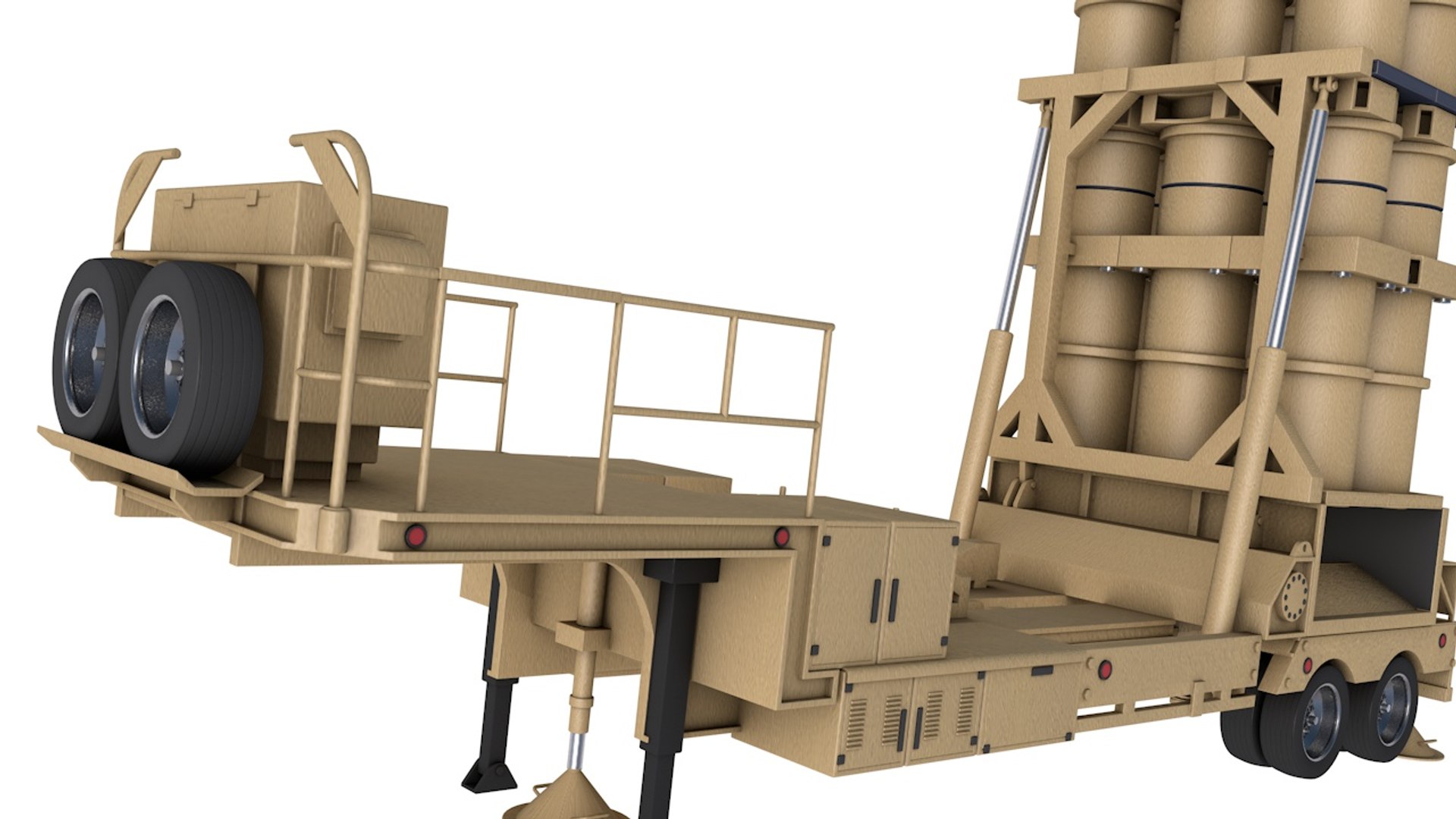 Israels Arrow 3 Missile Defense System 3d Model Turbosquid 2233068