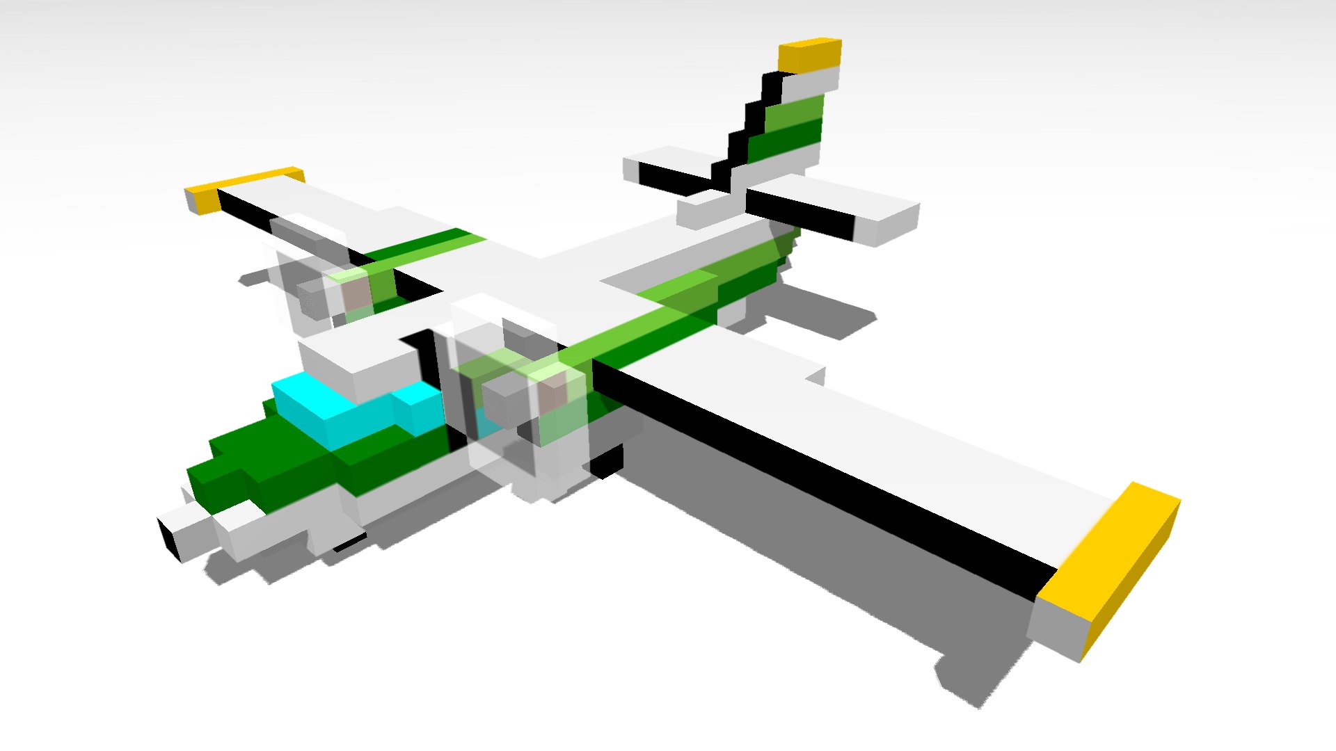L-410 Turbolet pixelated 3D model - TurboSquid 1912955
