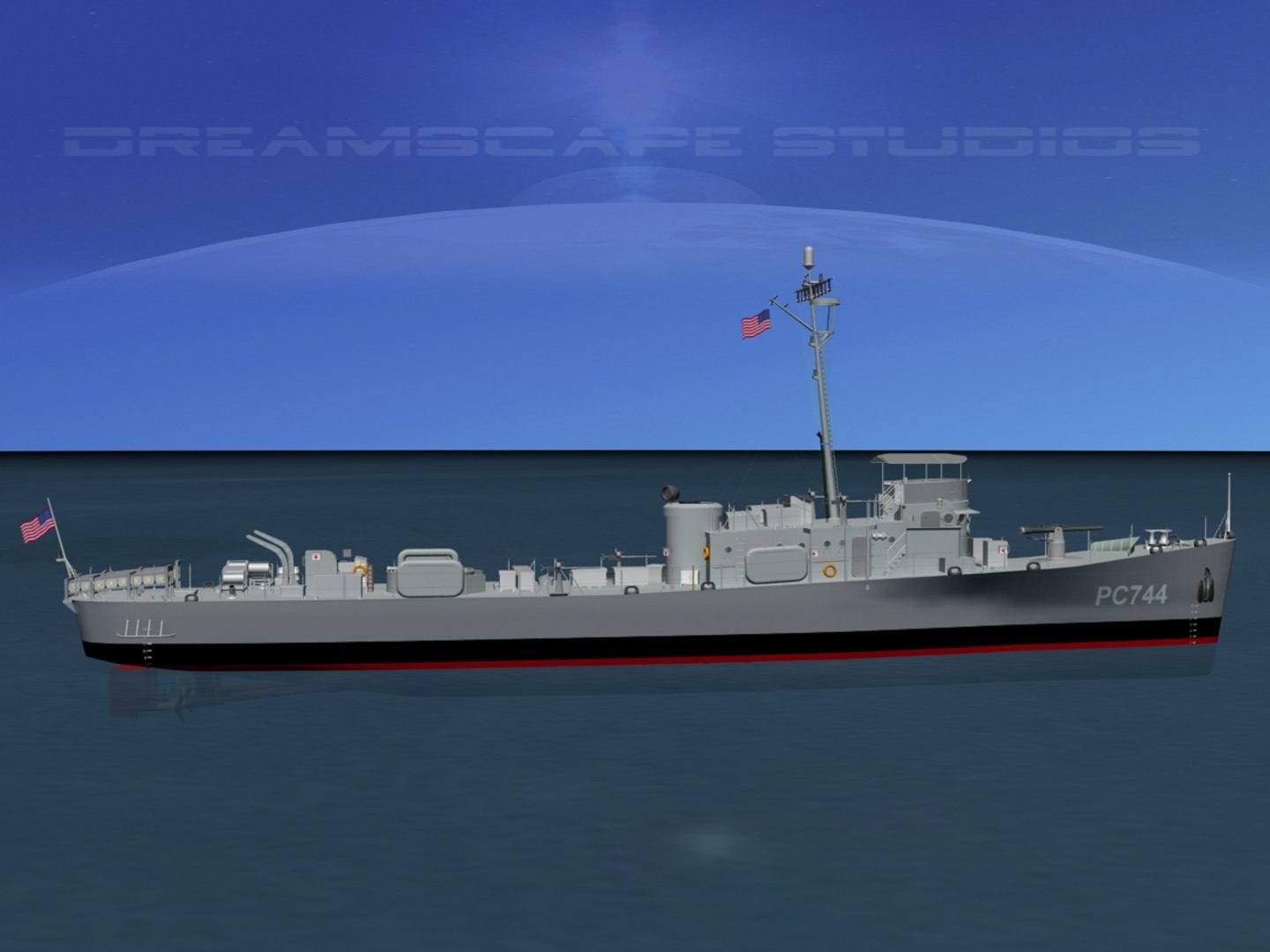 3d Pcs Submarine Chasers Model