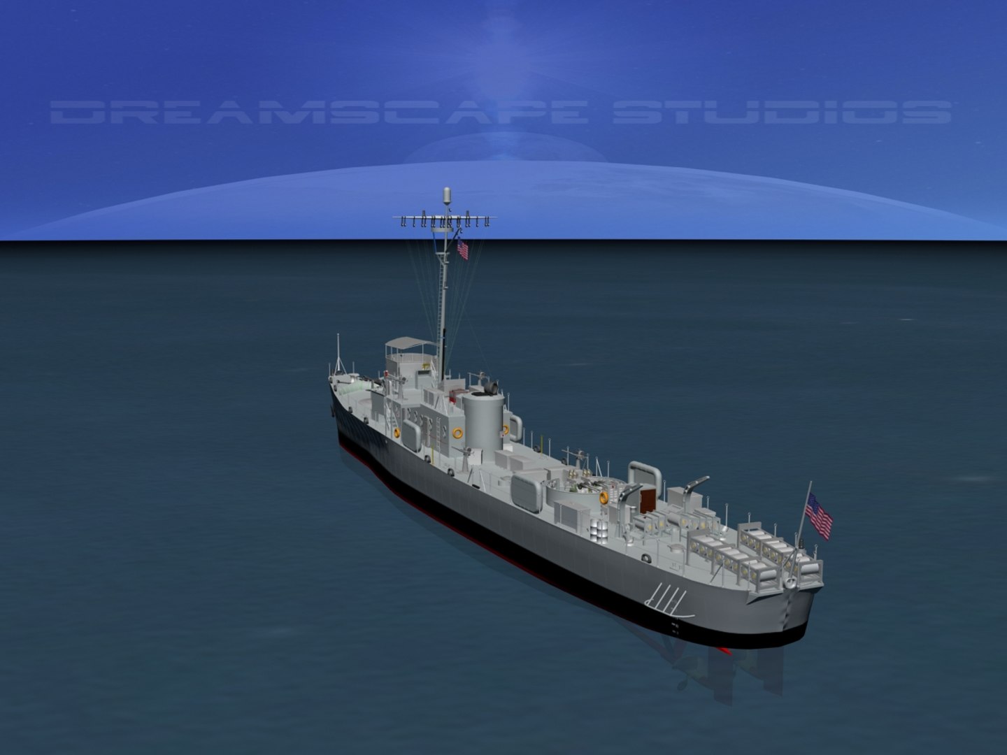 3d Pcs Submarine Chasers Model