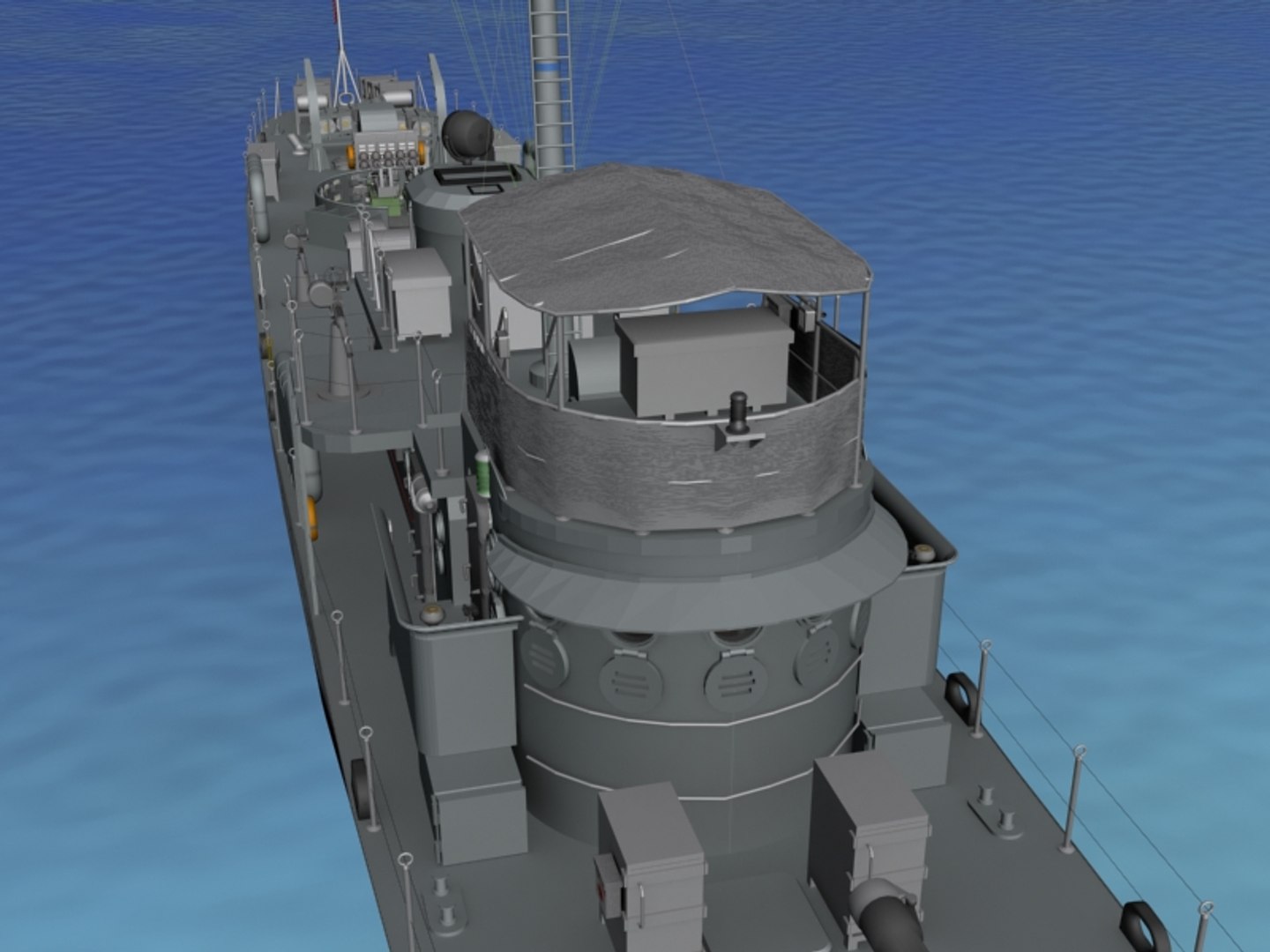 3d Pcs Submarine Chasers Model