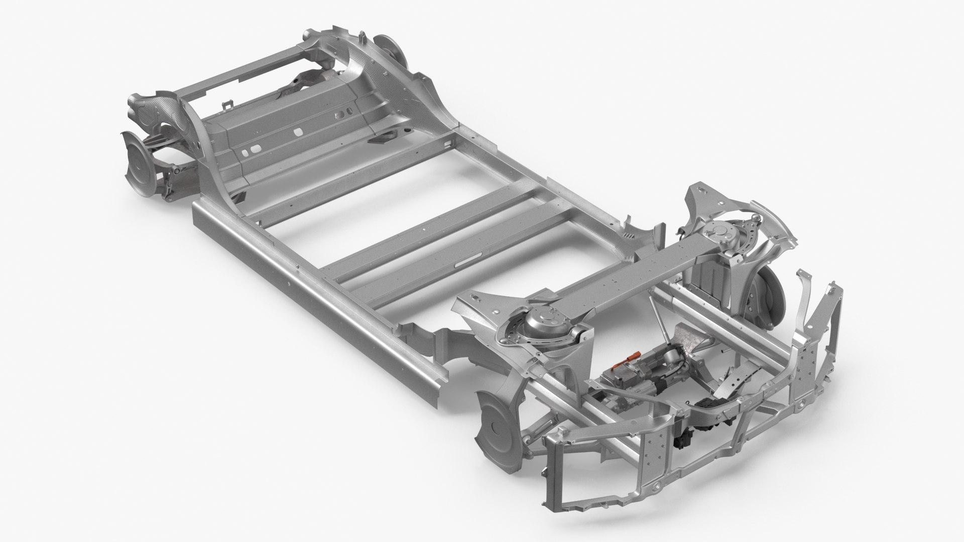 Modular Automotive Frame Without Suspension 3D Model - TurboSquid 2424603