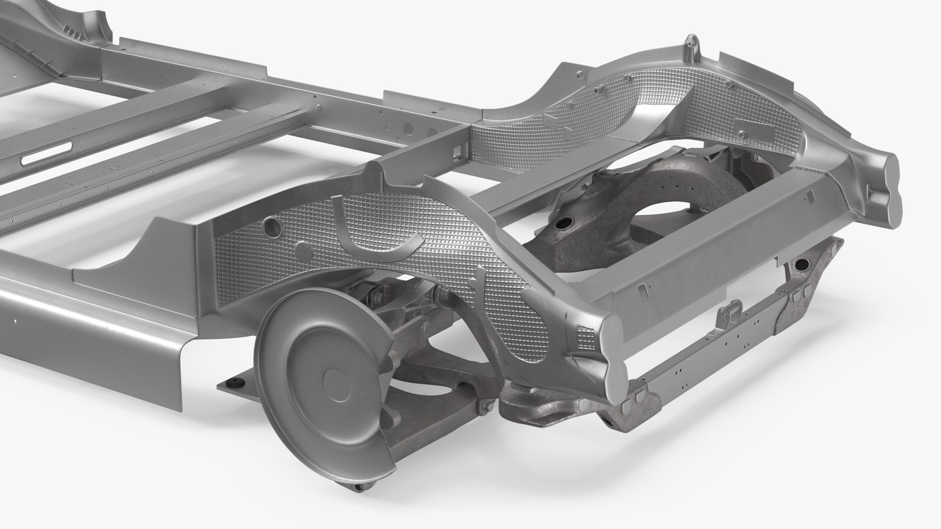 Modular Automotive Frame Without Suspension 3D Model - TurboSquid 2424603