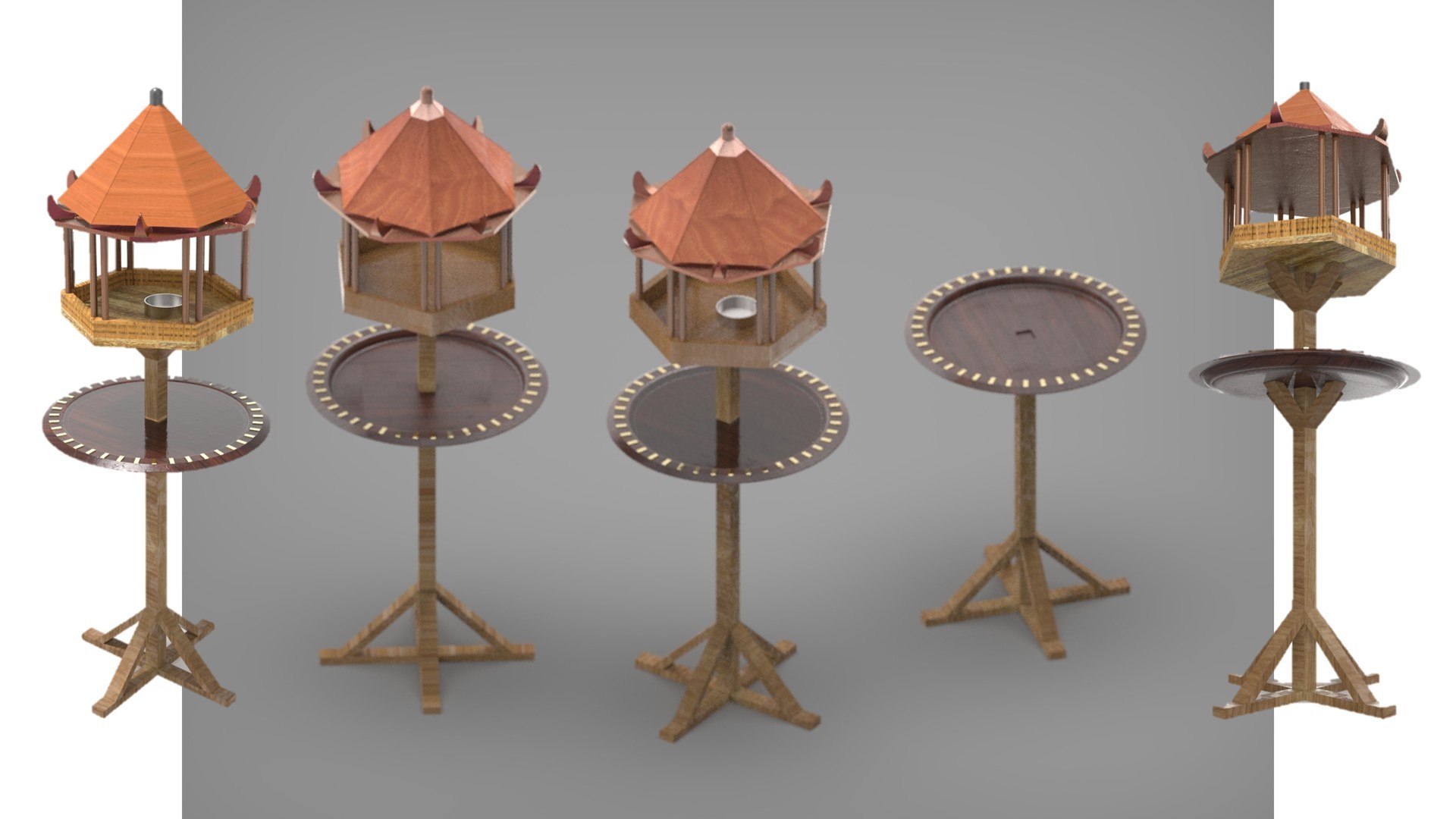 3D Bird Feeder Model - TurboSquid 2096781