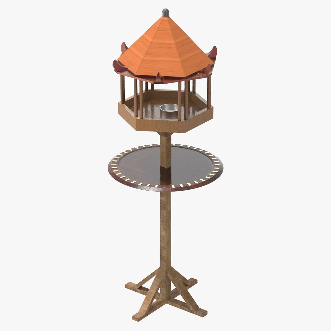 3D Bird Feeder Model - TurboSquid 2096781