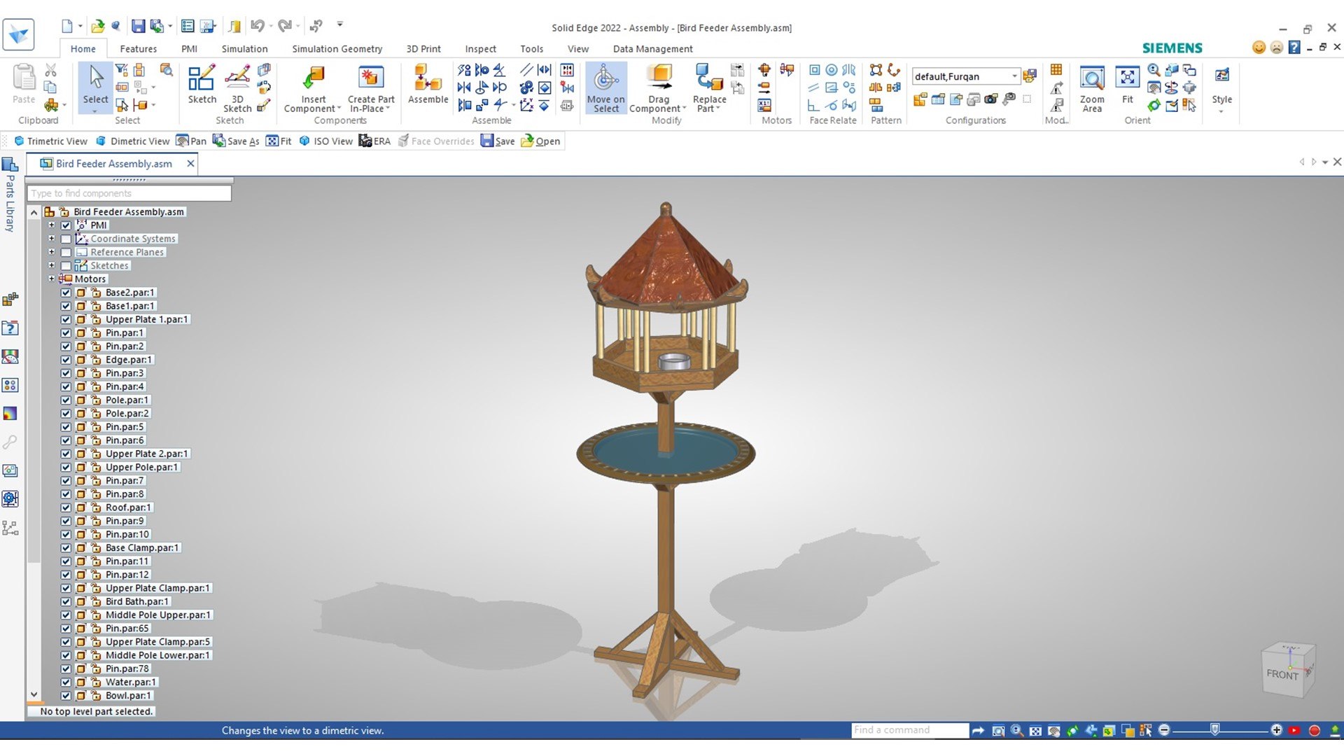 3D Bird Feeder Model - TurboSquid 2096781