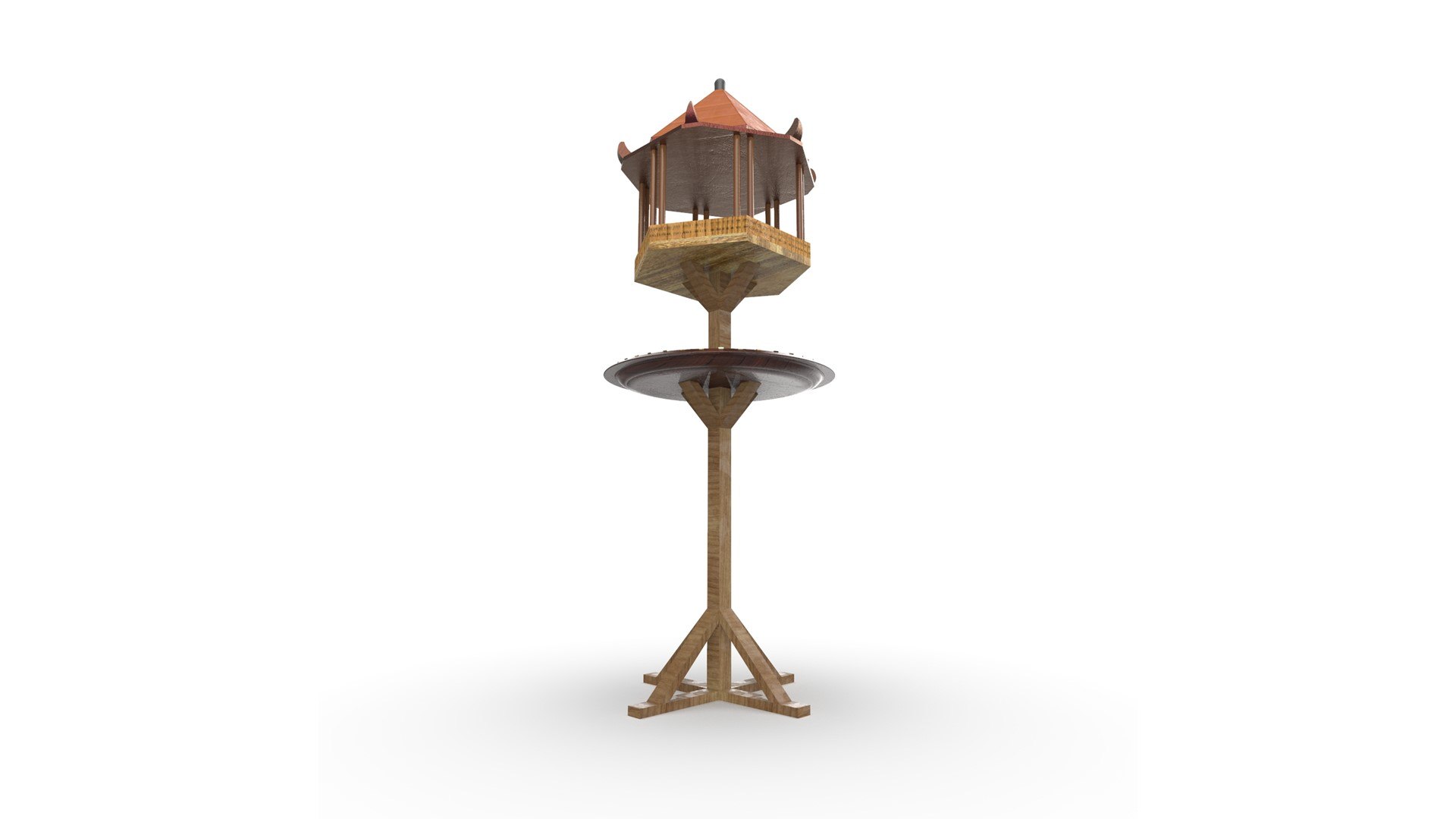 3D Bird Feeder Model - TurboSquid 2096781