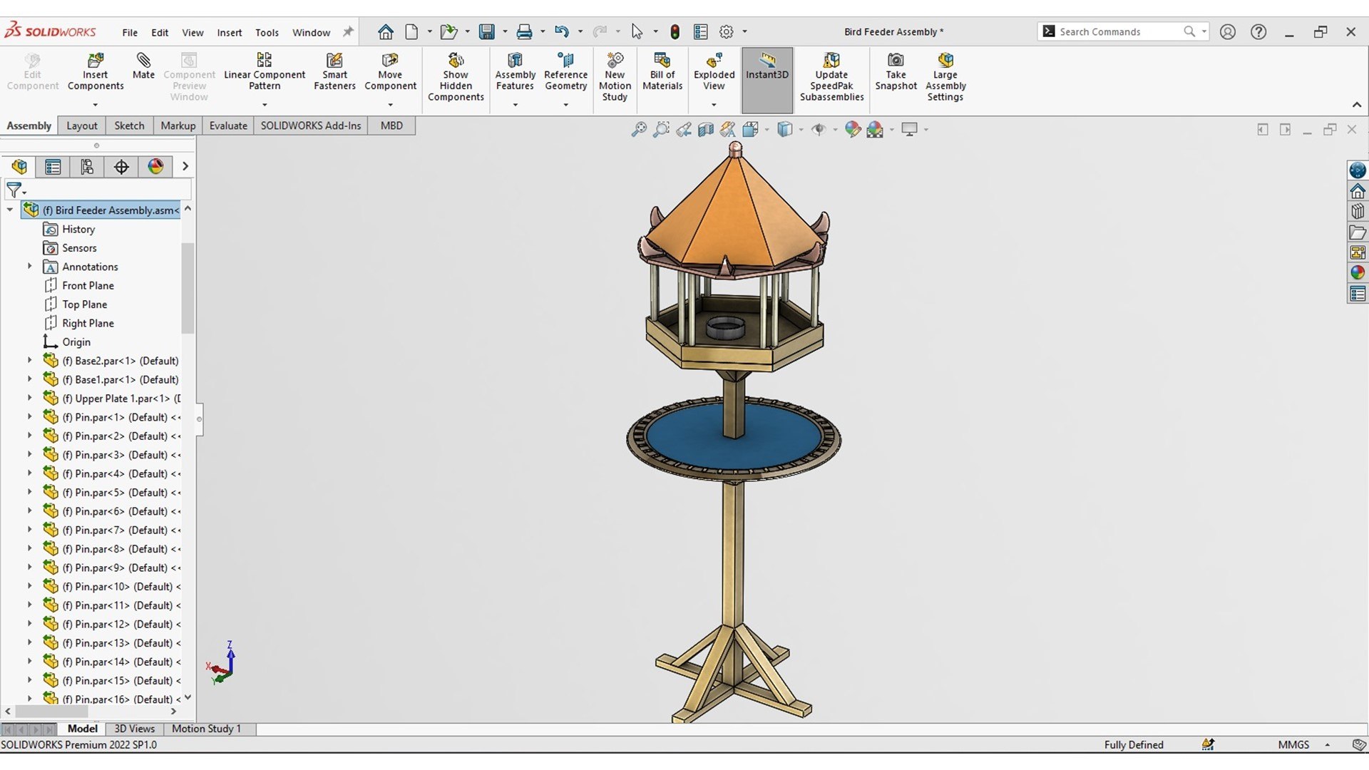 3D Bird Feeder Model - TurboSquid 2096781