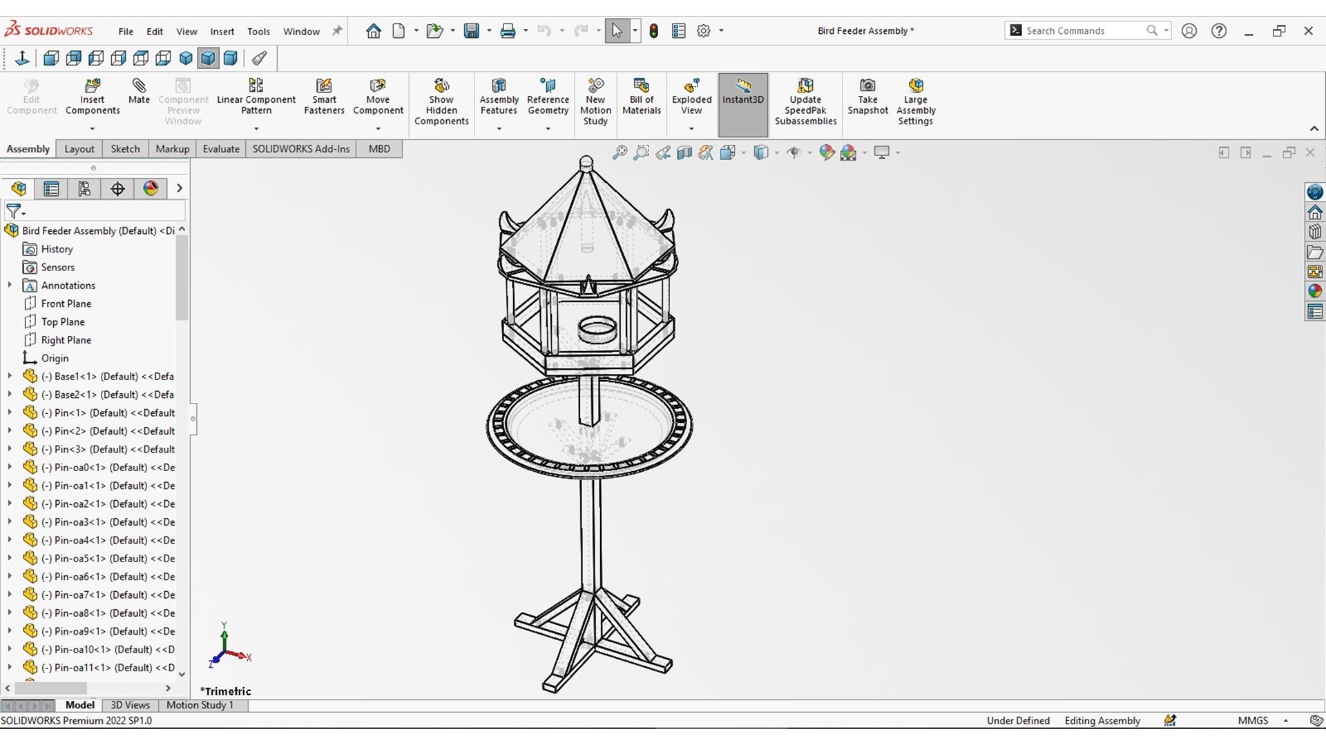 3D Bird Feeder Model - TurboSquid 2096781