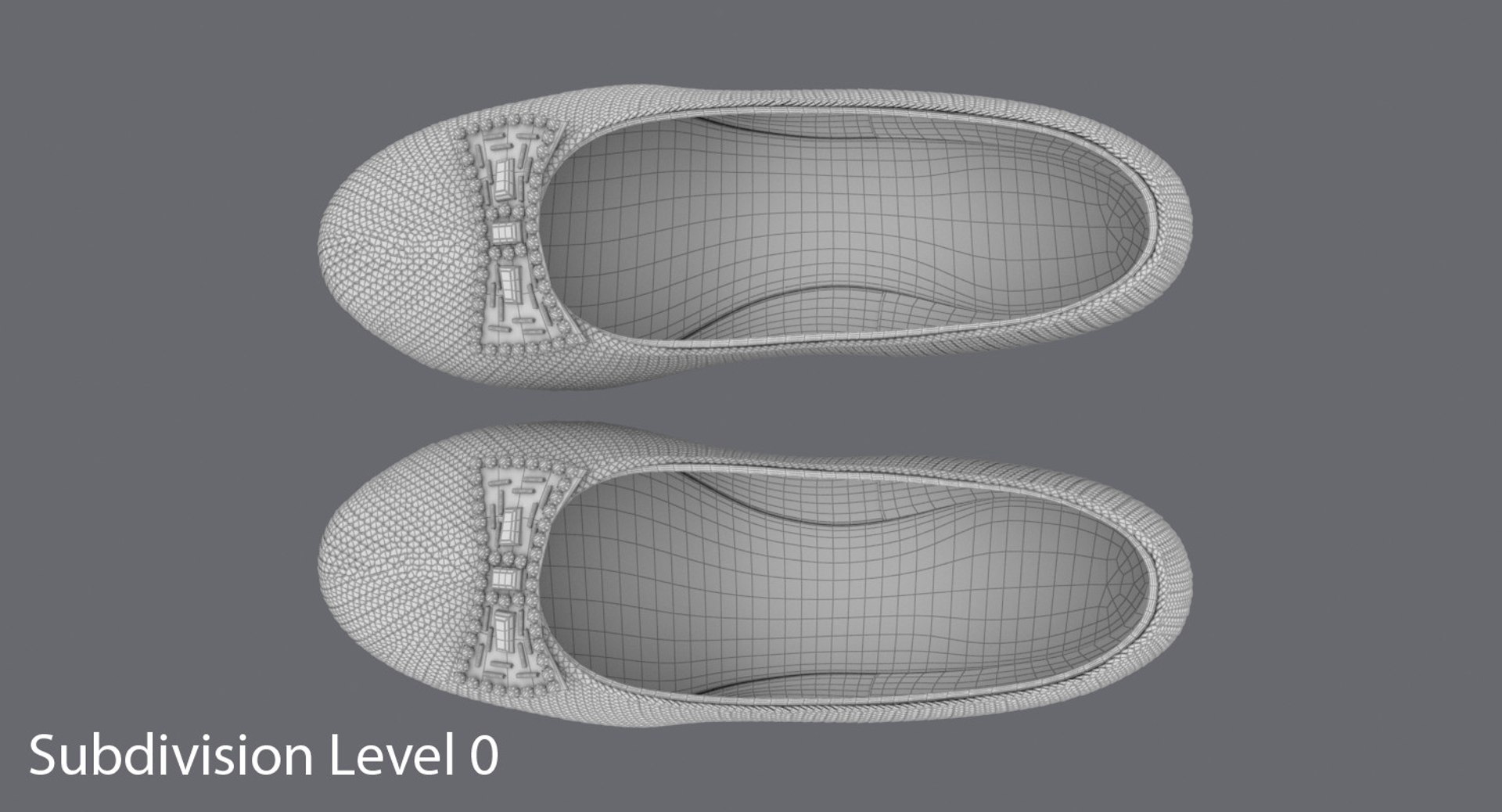 3d Model Ruby Sparkle Slipper