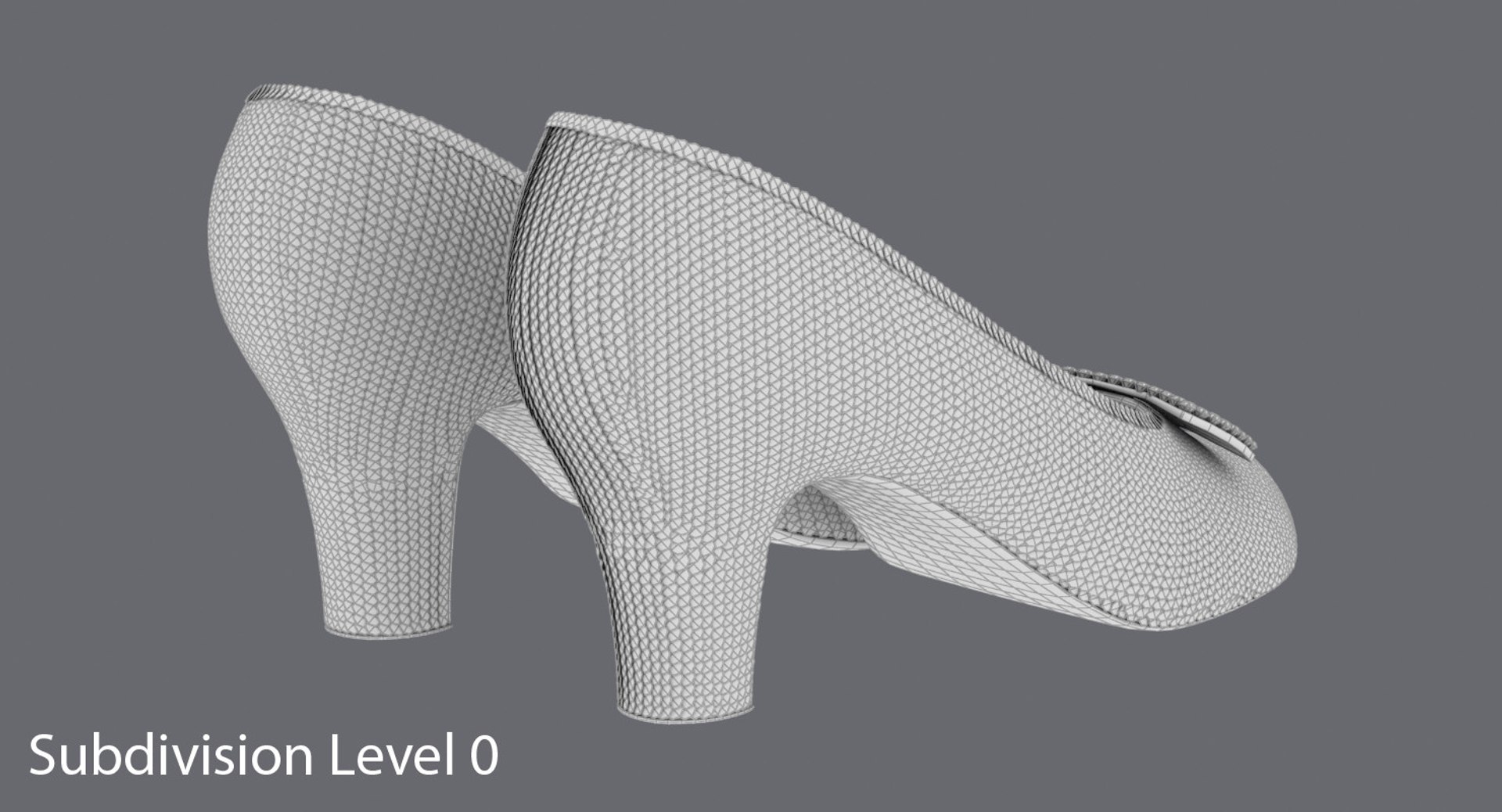 3d Model Ruby Sparkle Slipper