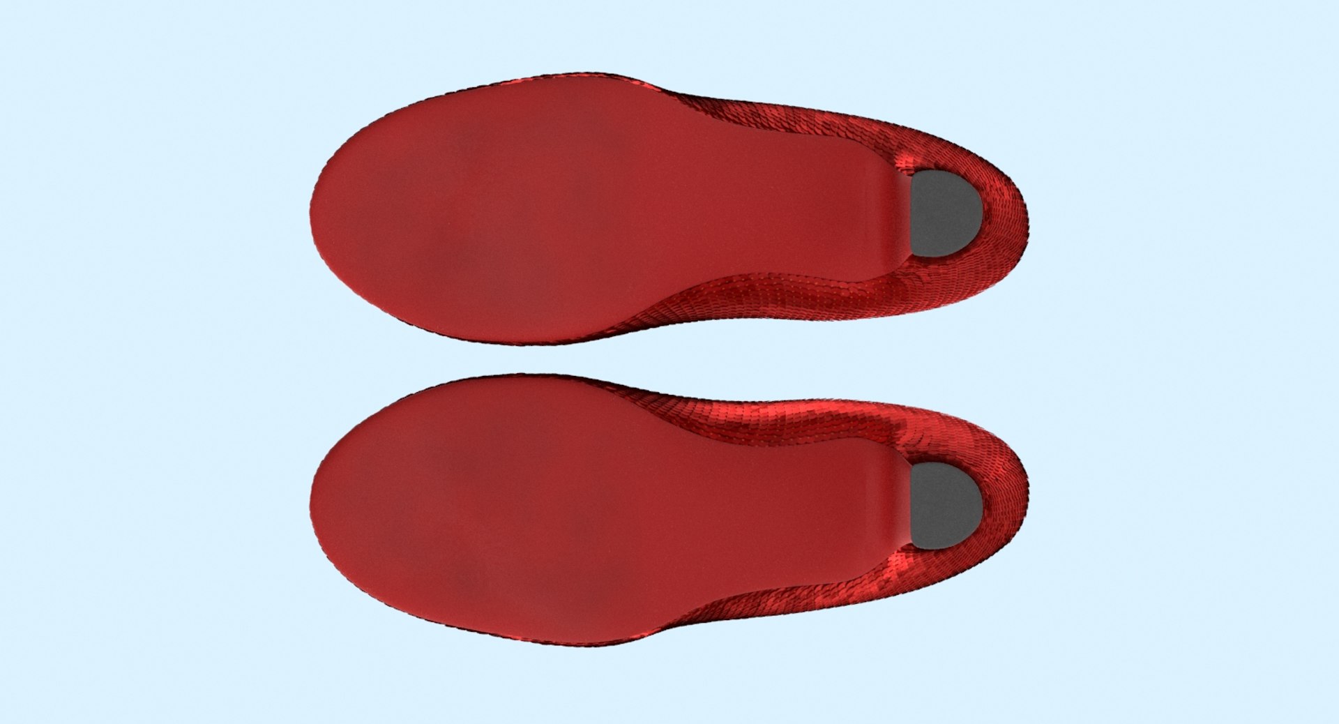 3d Model Ruby Sparkle Slipper