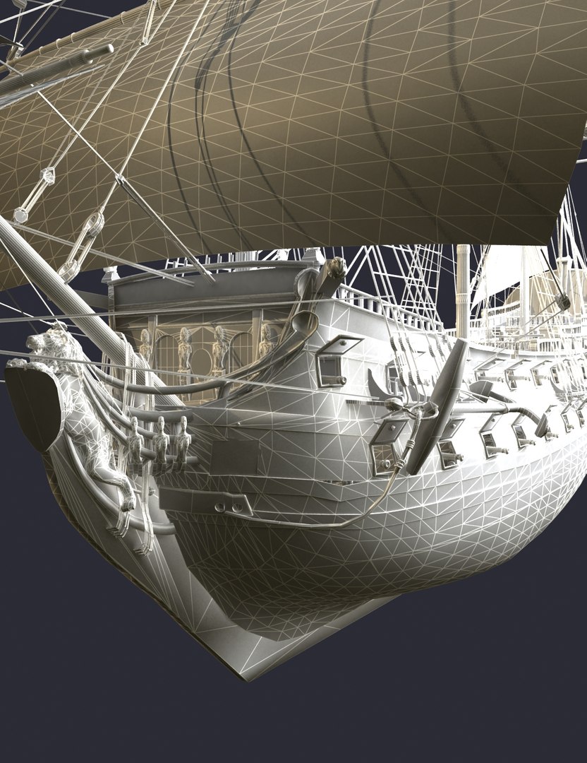 Ship 1712 1 3d Model