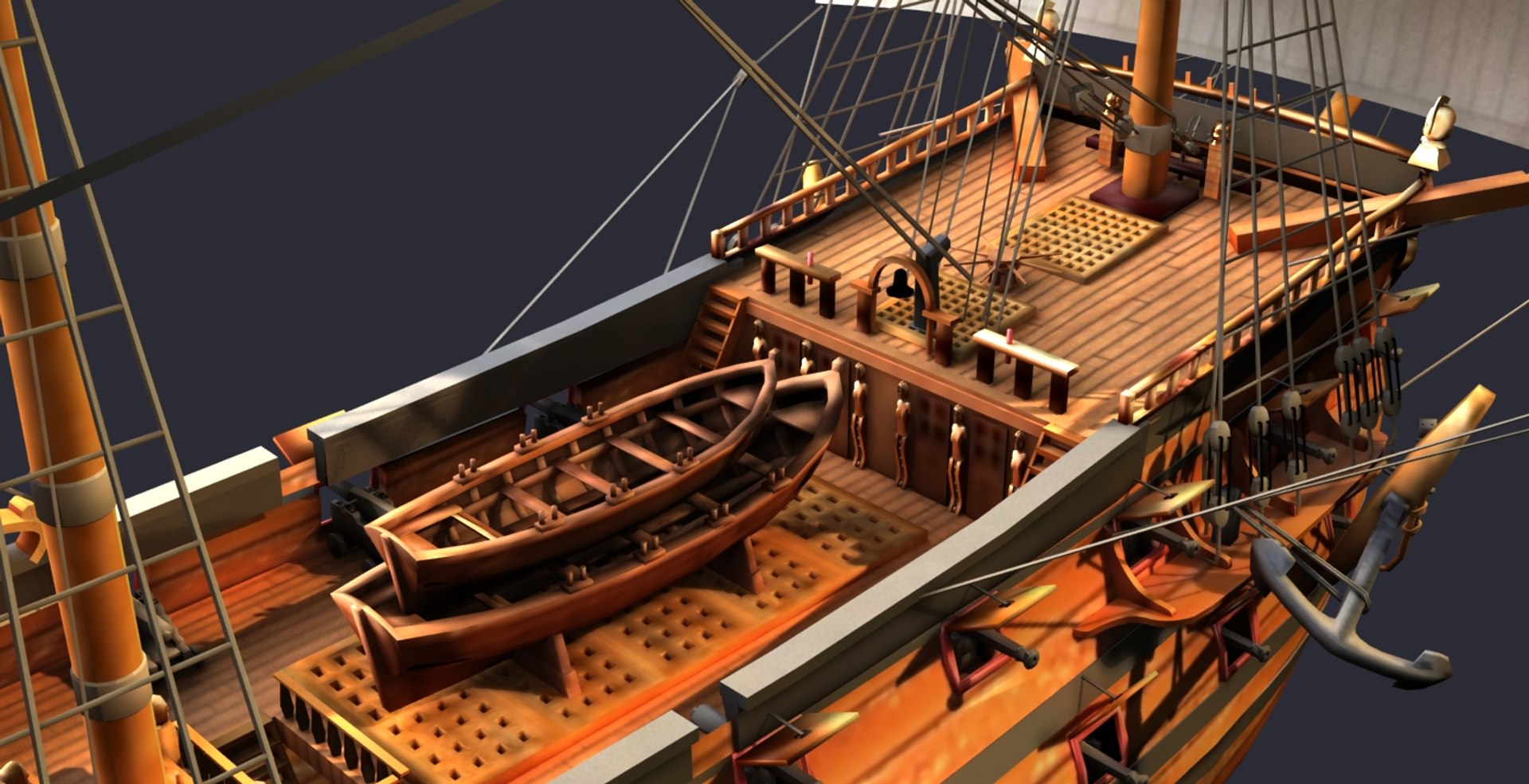 Ship 1712 1 3d Model