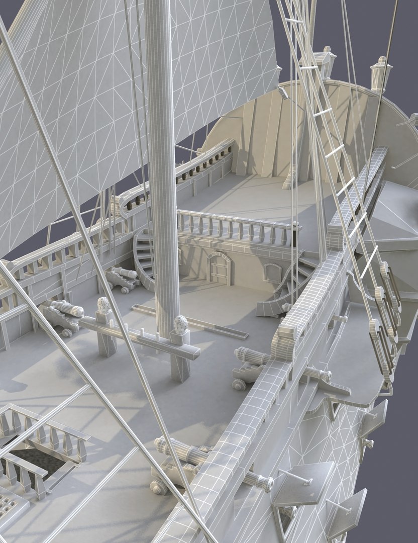 Ship 1712 1 3d Model