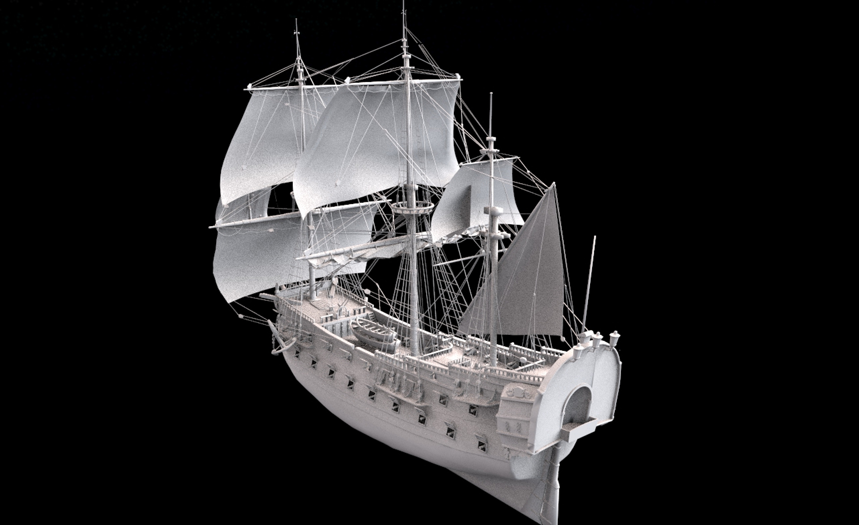 Ship 1712 1 3d Model