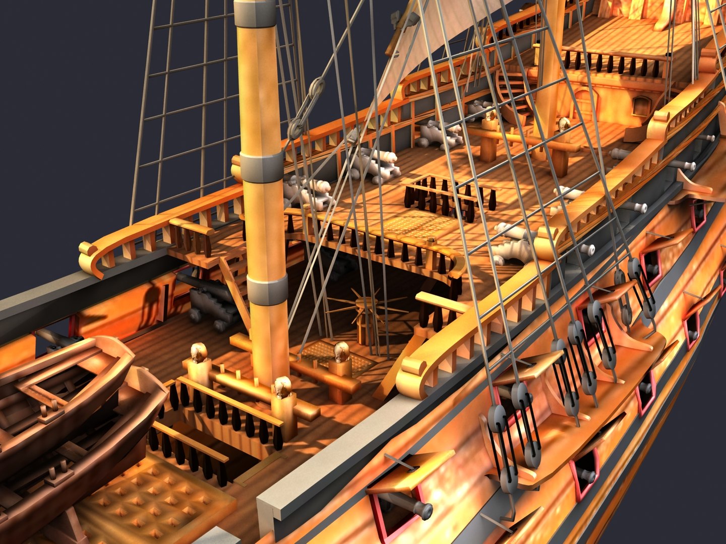 Ship 1712 1 3d Model
