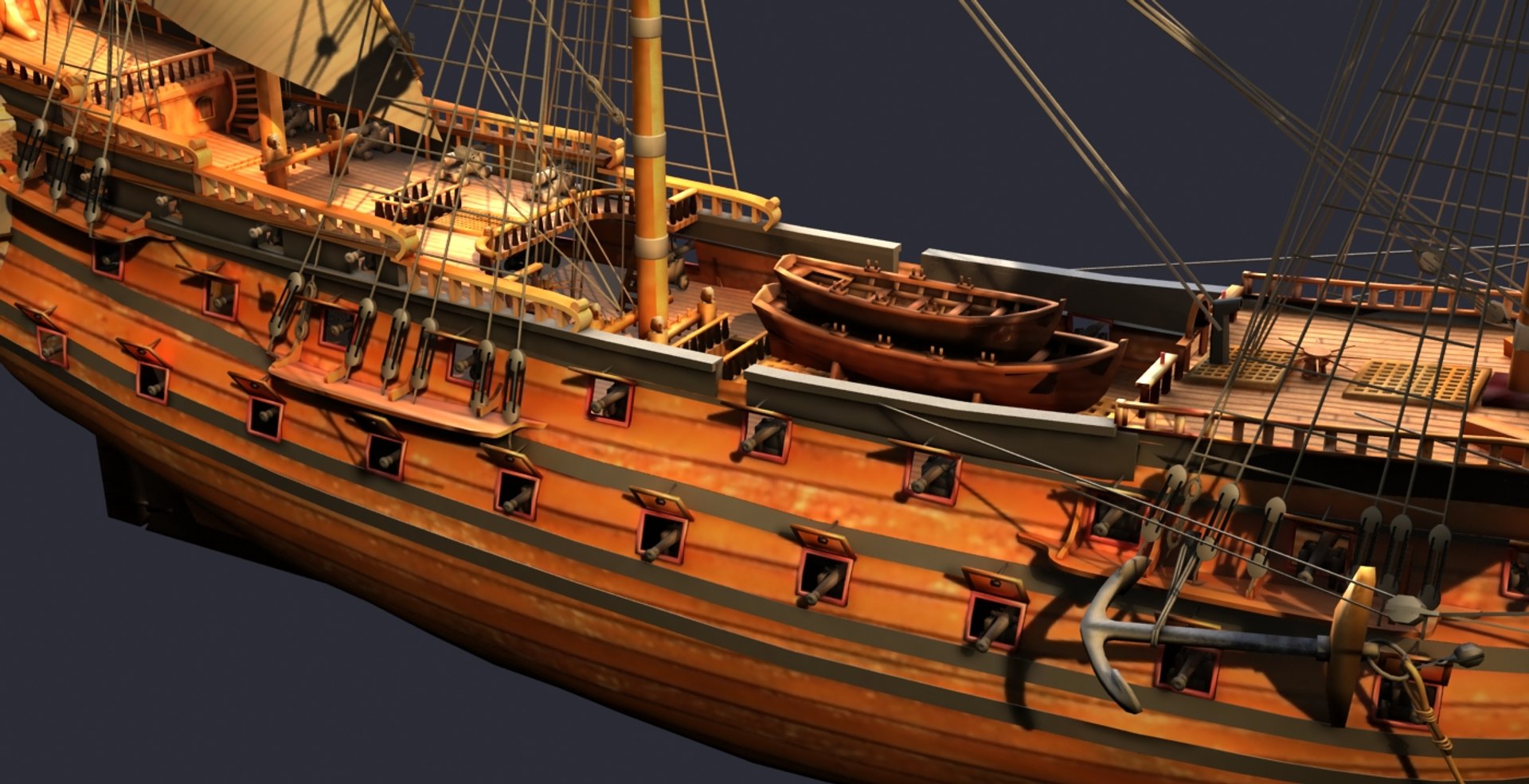 Ship 1712 1 3d Model