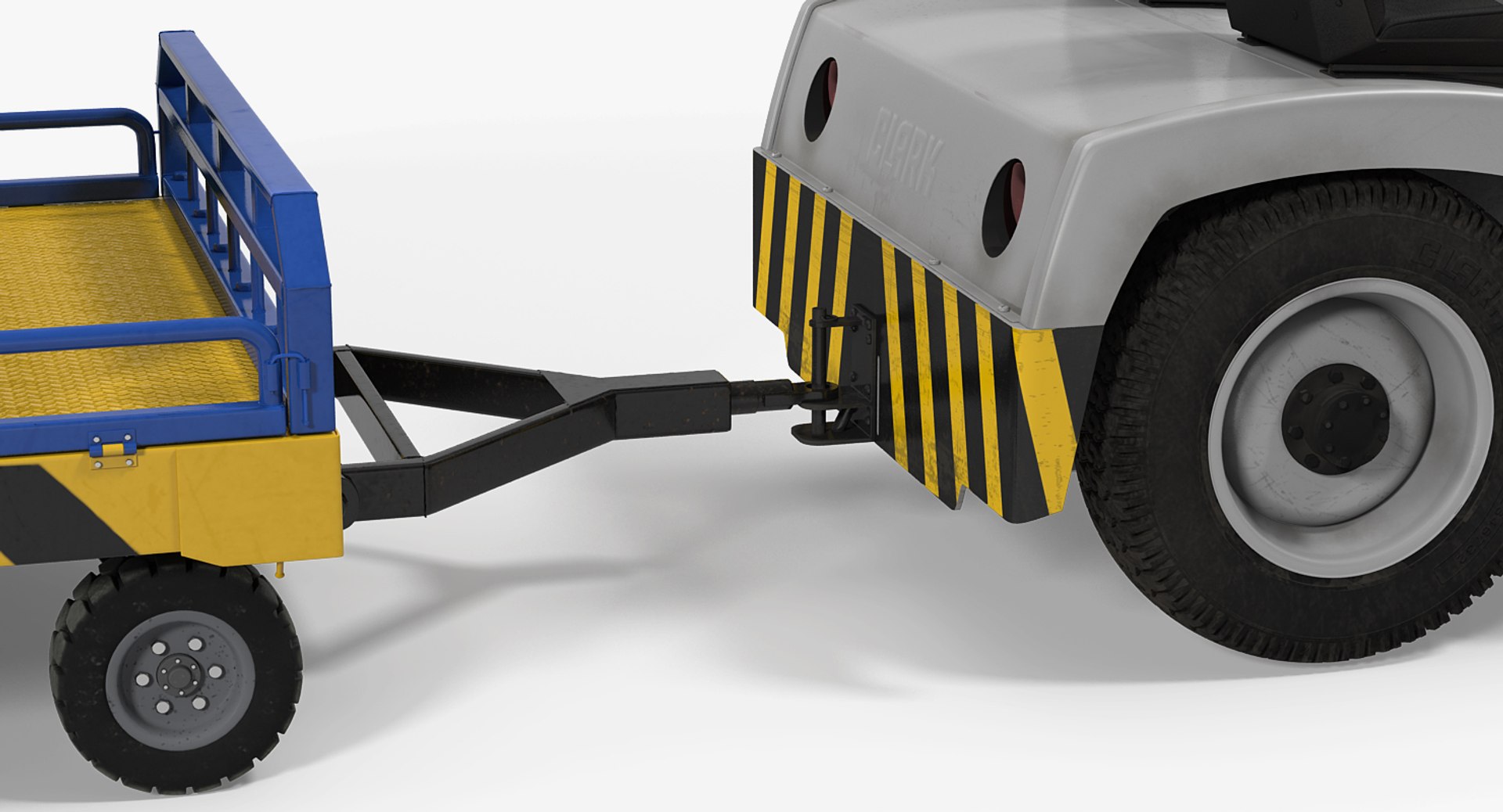 3ds airport tug clark ct30