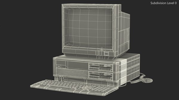 日本のレトロパソコン NEC PC 983Dモデル - TurboSquid 2056045