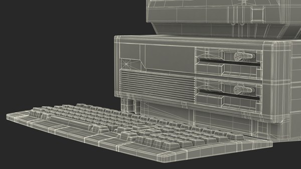 日本のレトロパソコン NEC PC 983Dモデル - TurboSquid 2056045