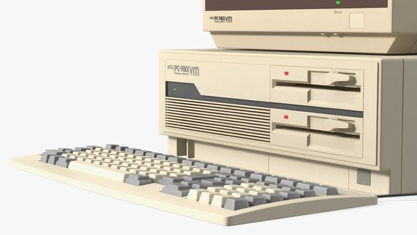 日本のレトロパソコン NEC PC 983Dモデル - TurboSquid 2056045