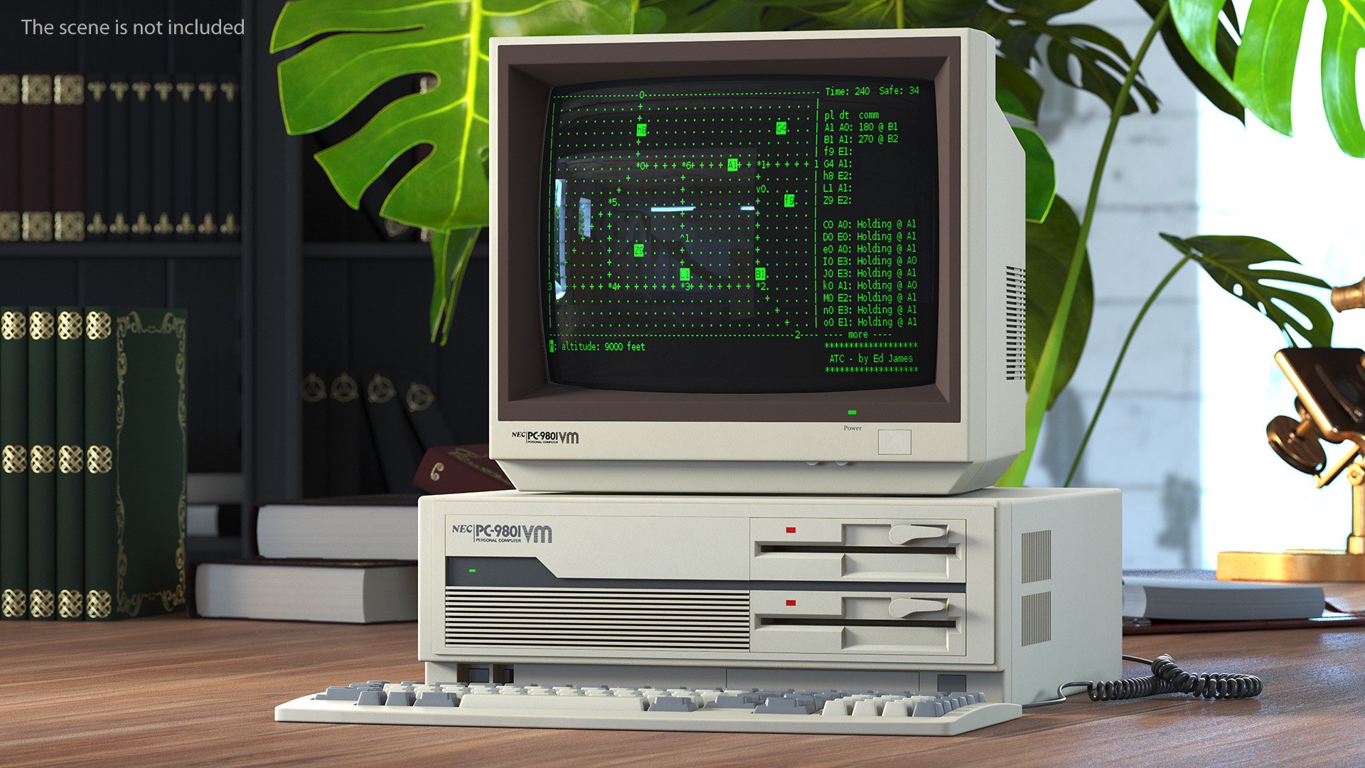 Japanese Retro Personal Computer Nec PC 98 3D - TurboSquid 2056045
