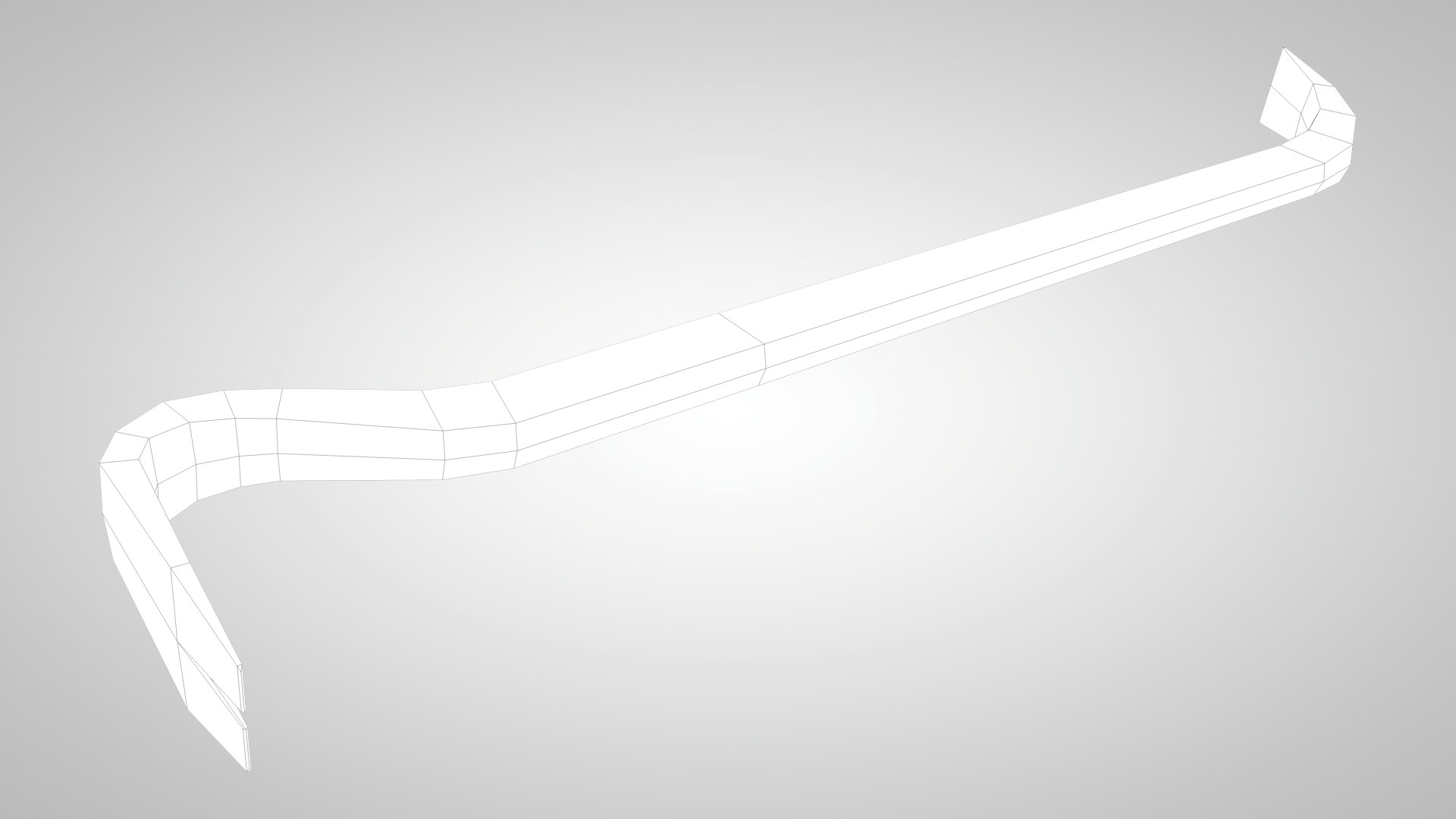 Crowbar Lowpoly Model - TurboSquid 1876990