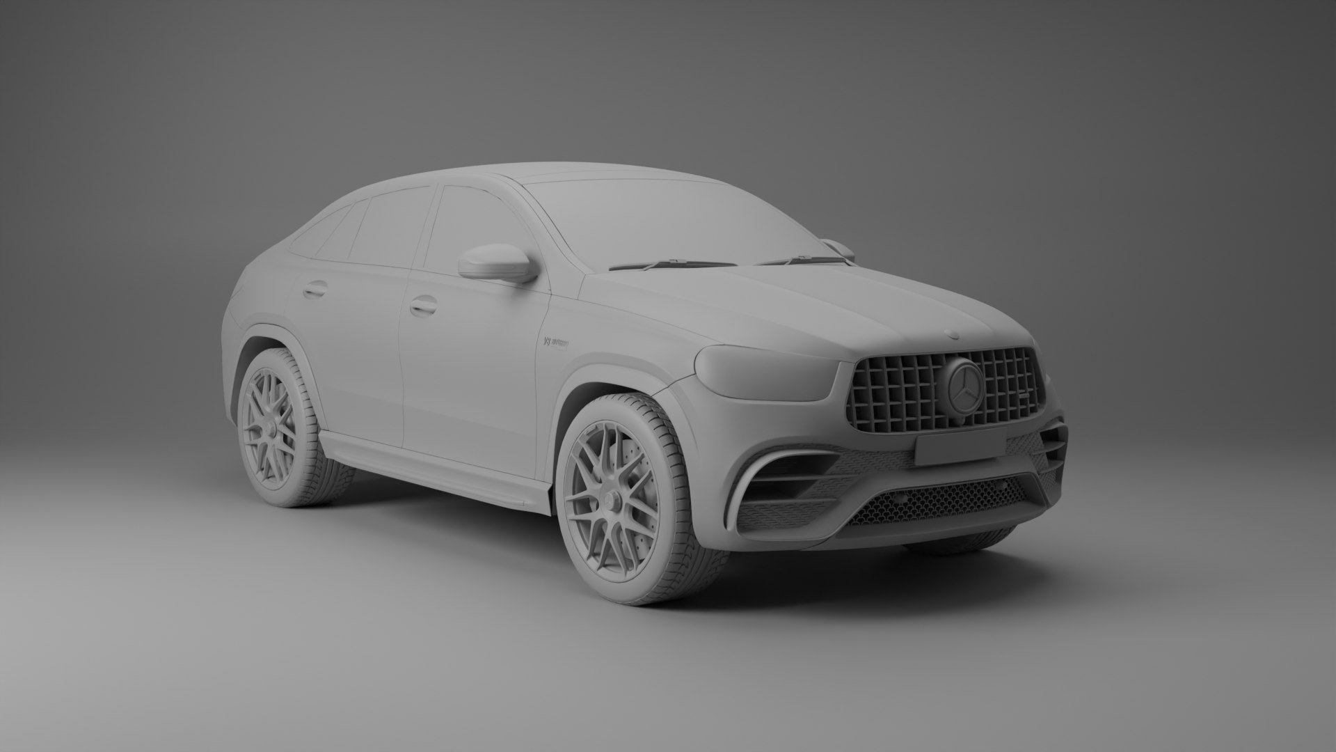 Mercedes Benz GLE 63 AMG Coupe 3D Model 3D Model - TurboSquid 2125946