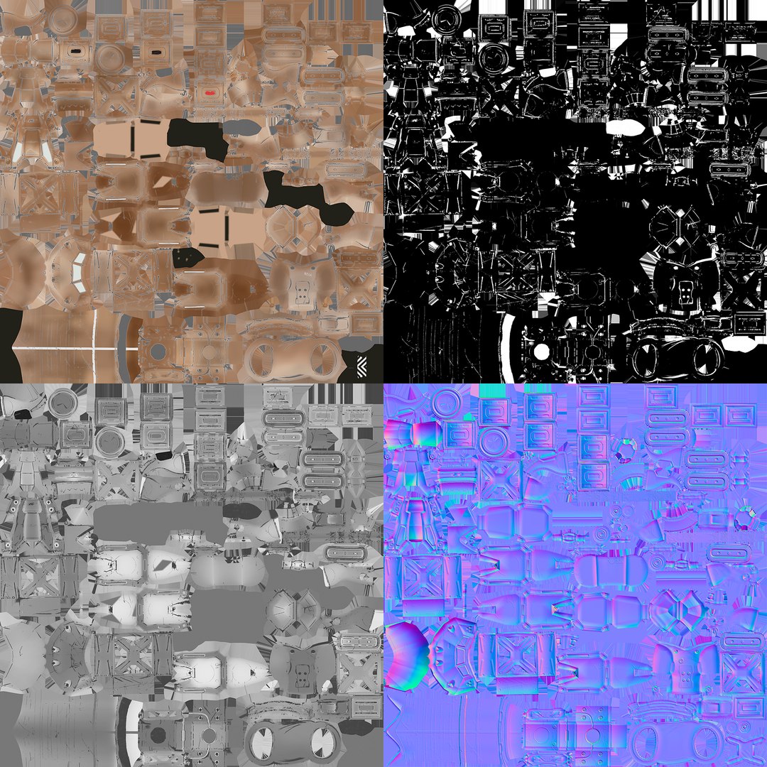 3D Mortar Robot - TurboSquid 2217232