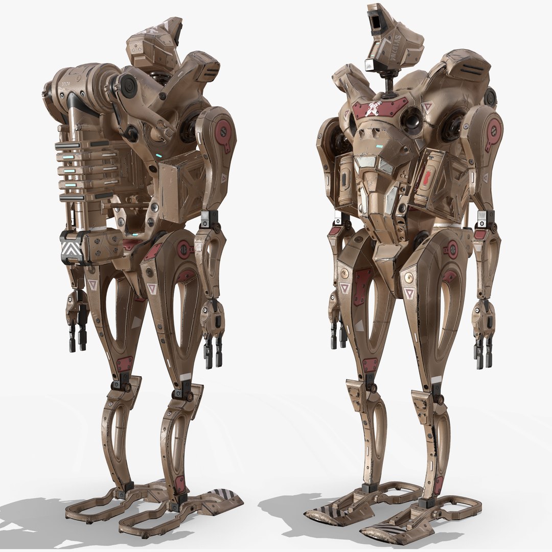 3D Mortar Robot - TurboSquid 2217232