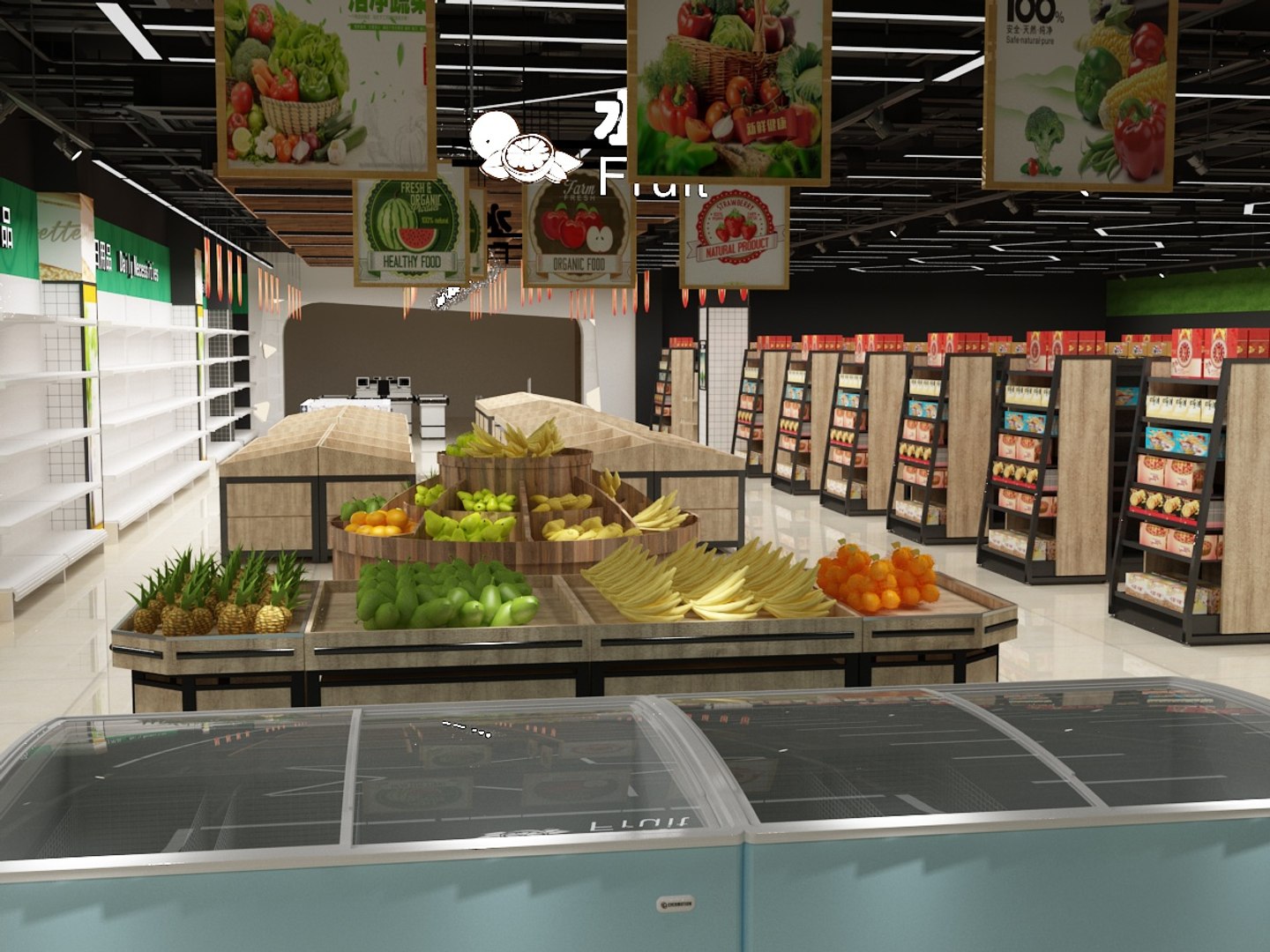 Supermarket 2 3D Model - TurboSquid 2063821
