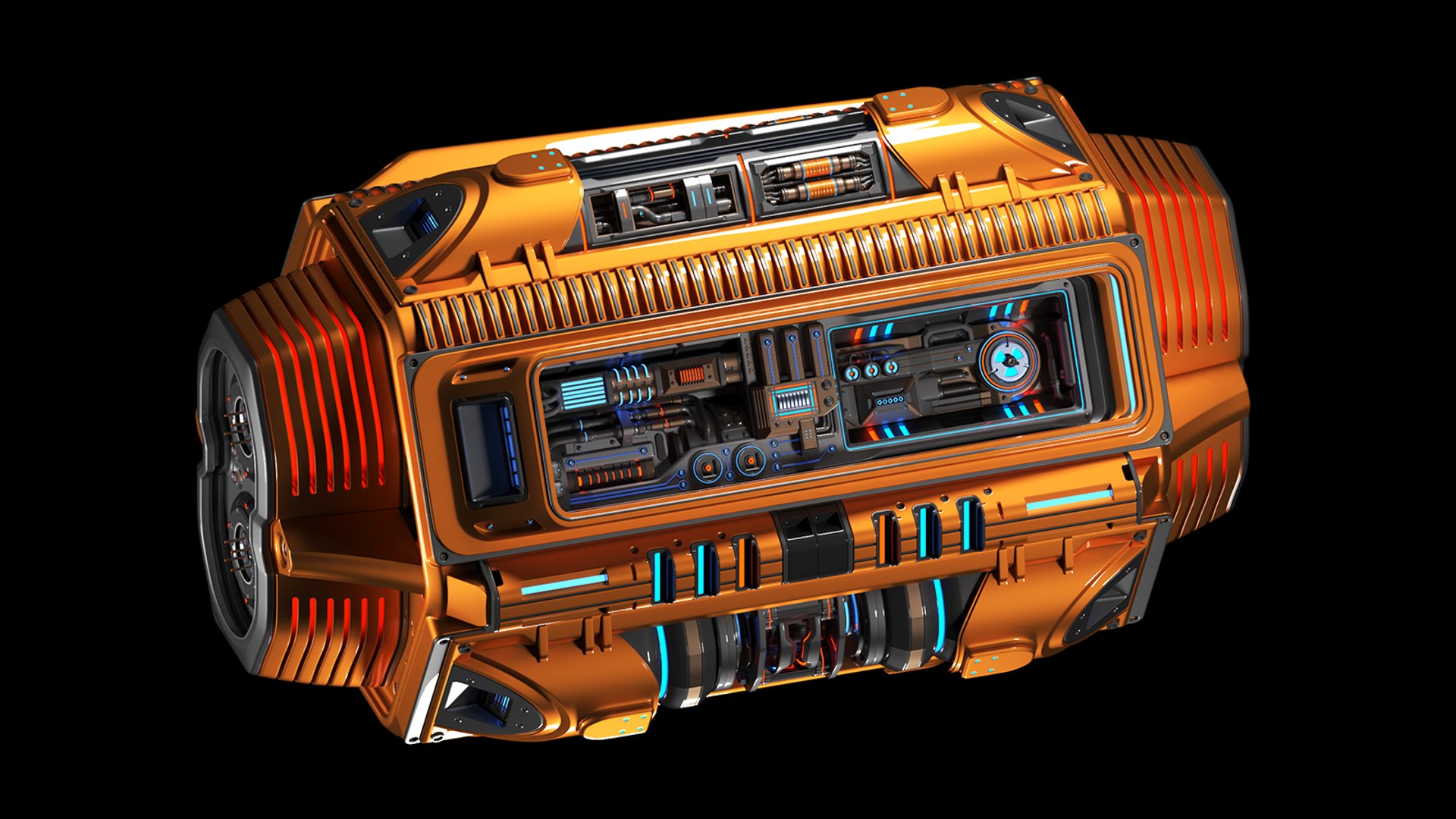 Sci Fi Engine Kitbash Model - TurboSquid 1544737