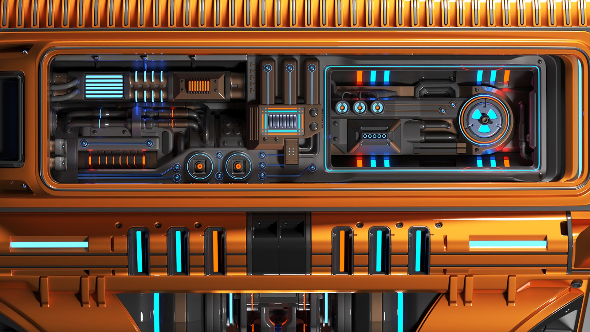 Sci Fi Engine Kitbash Model - TurboSquid 1544737