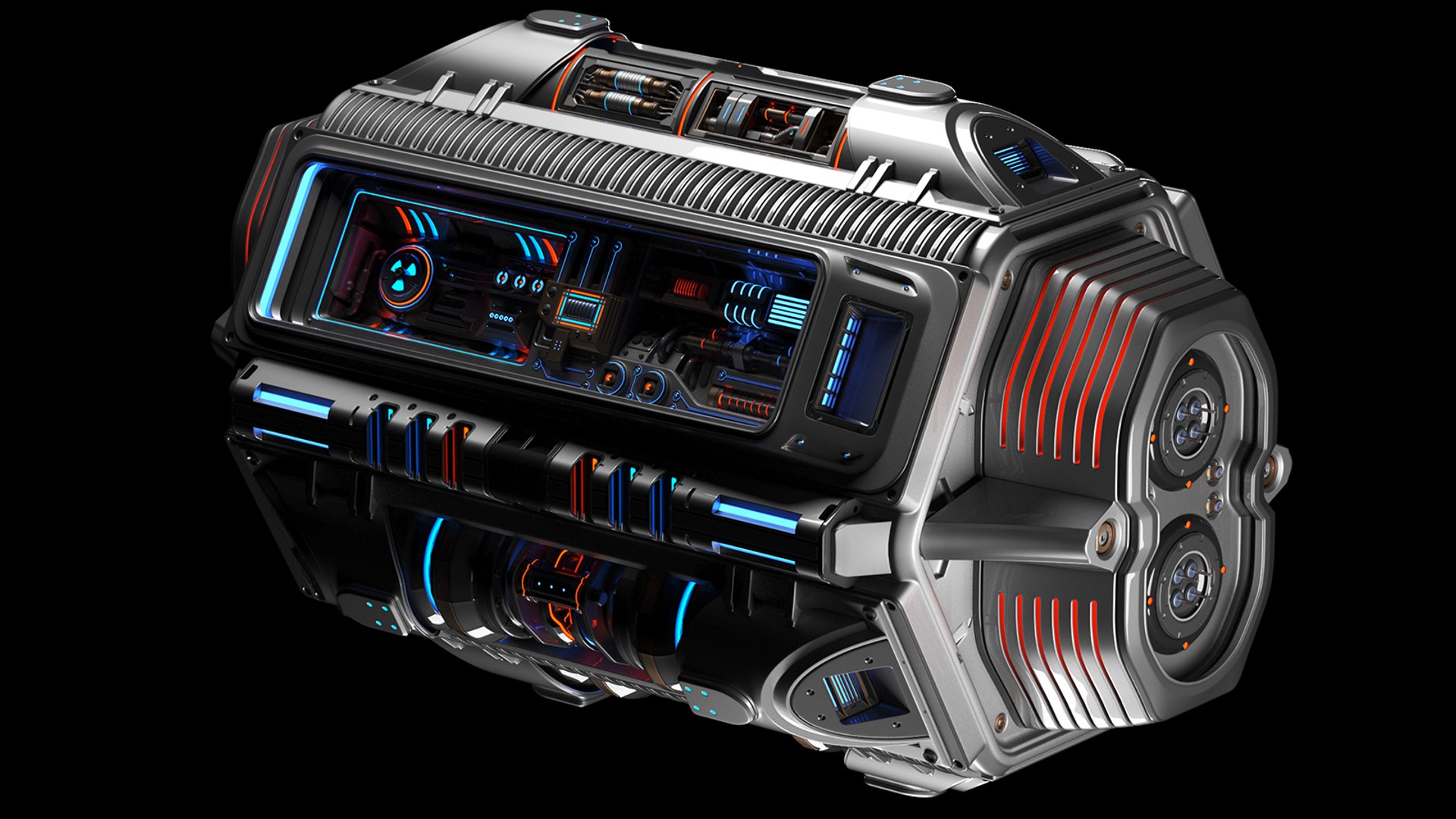 Sci Fi Engine Kitbash Model - TurboSquid 1544737