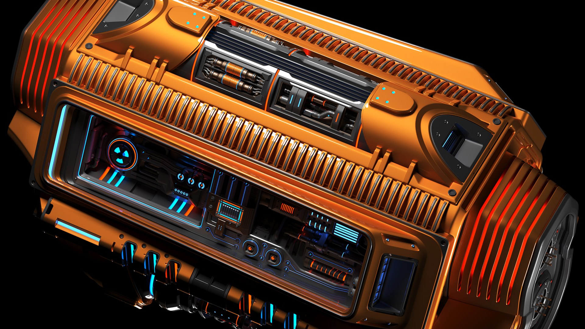 Sci Fi Engine Kitbash Model - TurboSquid 1544737