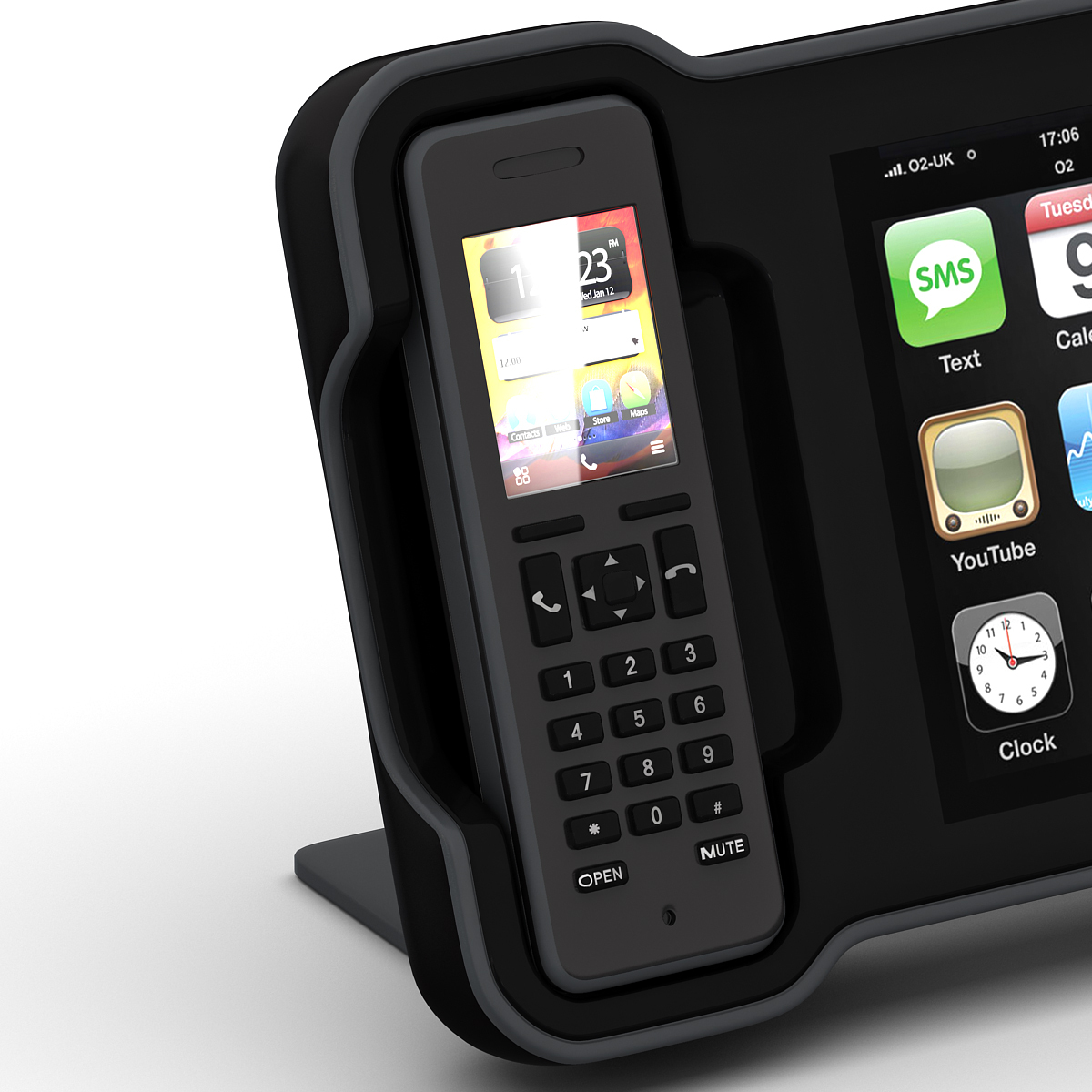 3d model openpeak openframe phone