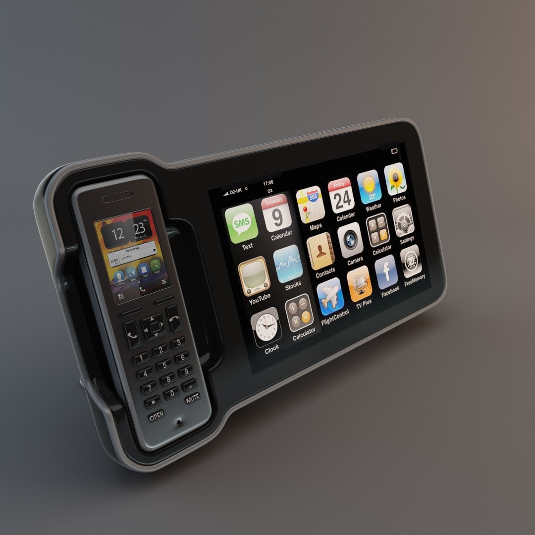 3d Model Openpeak Openframe Phone
